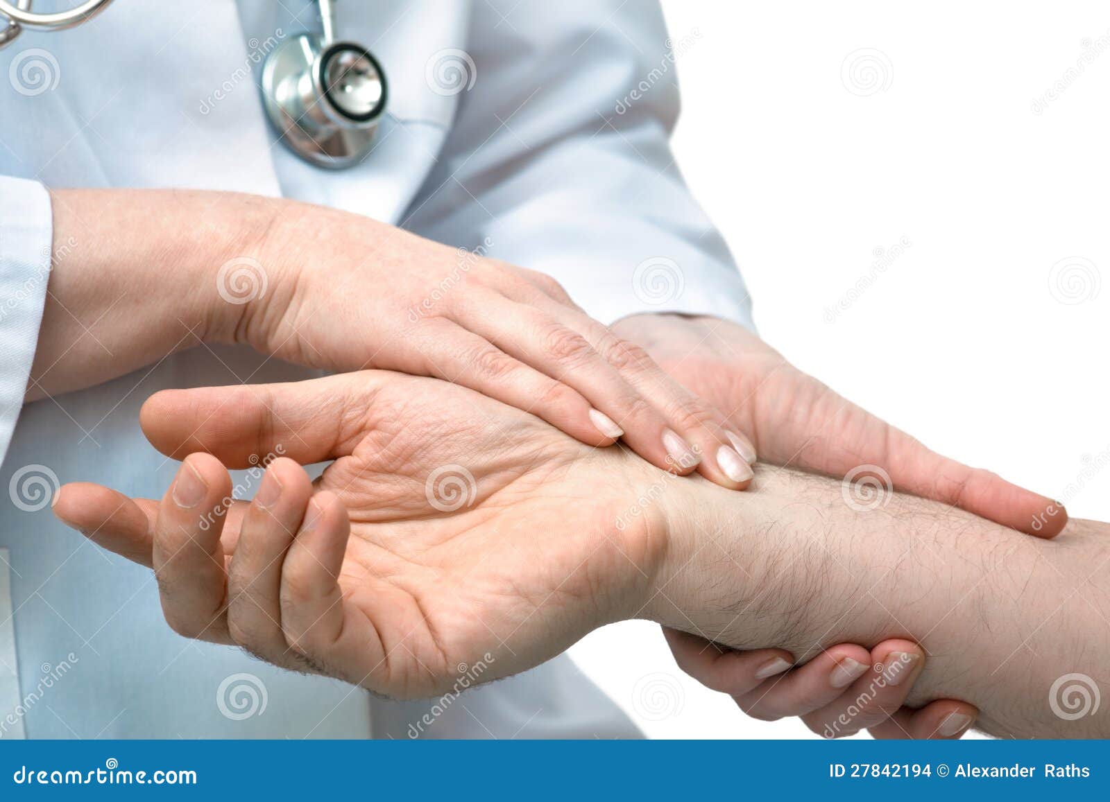 Nurse taking Pulse stock photo. Image of caretaker, beat - 27842194