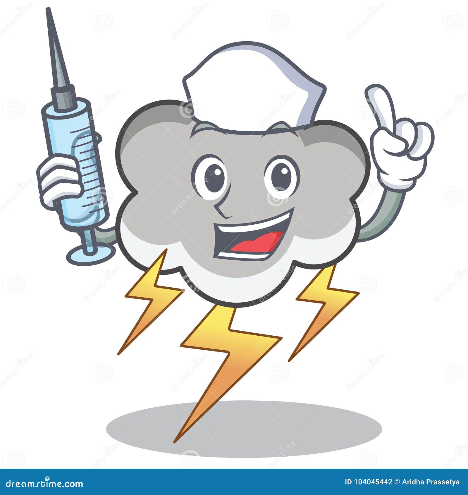 Nurse Thunder Cloud Character Cartoon Stock Vector - Illustration of ... Nurse Thunder Cloud Character Cartoon Stock Vector - Illustration of ...