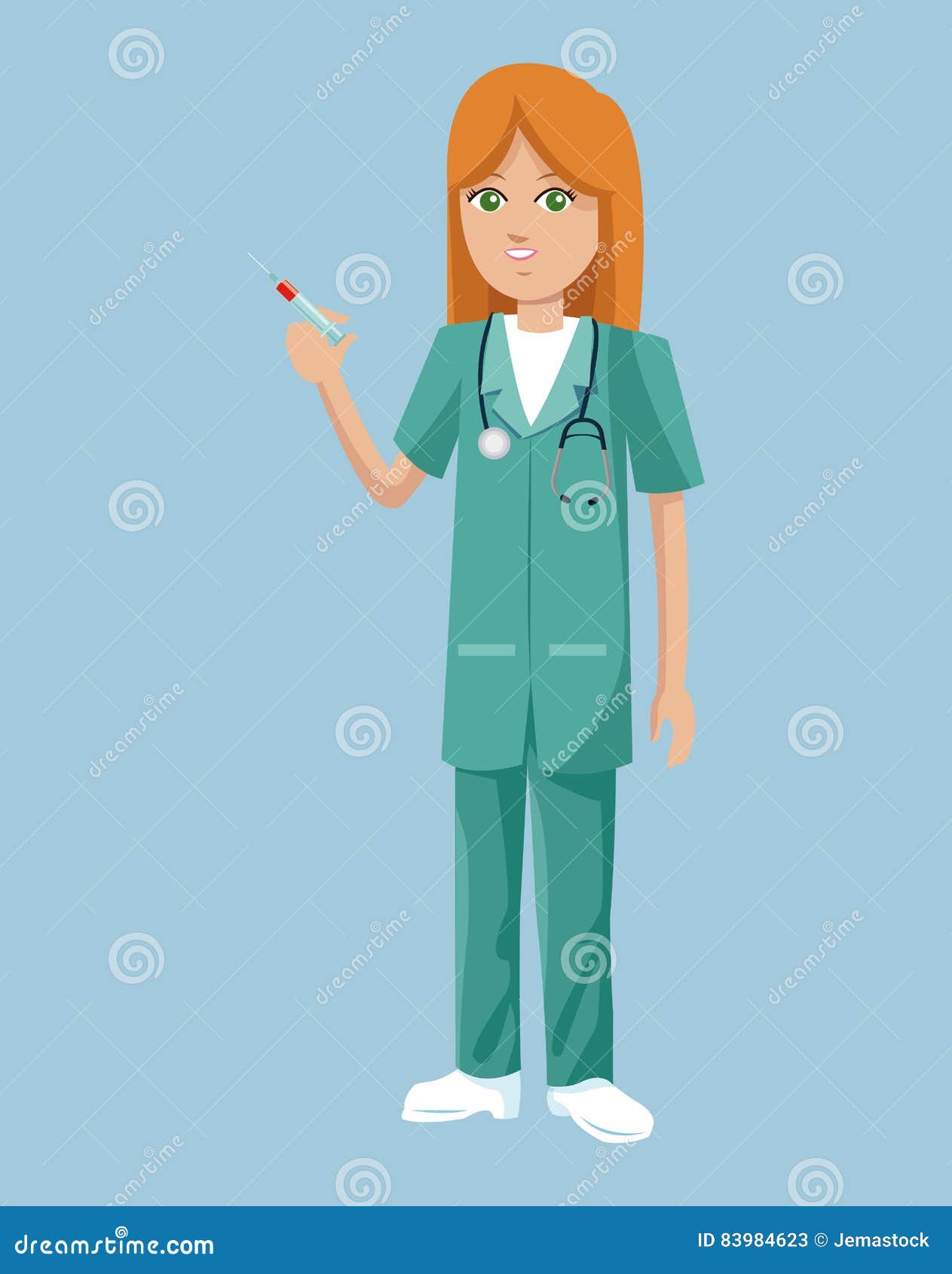 Syringe For Blood Sampling From Vein With Drops. Line Art Logo Of ...