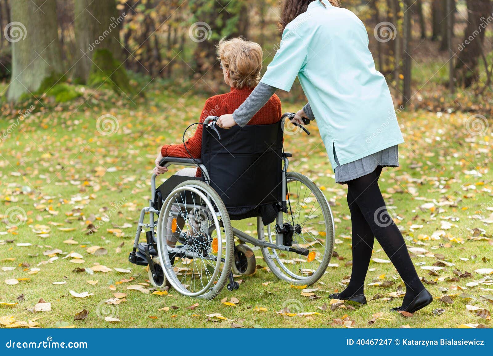 Disabled Lady With A Walking Frame Stock Photo | CartoonDealer.com ...