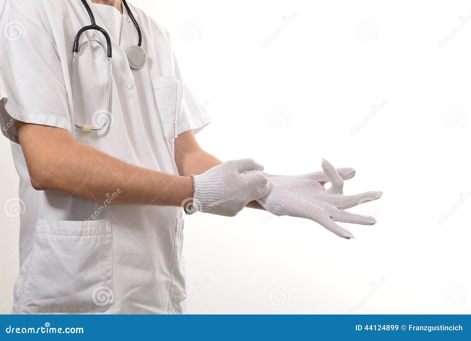 Nurse wearing gloves stock image. Image of health, laboratory - 44124899