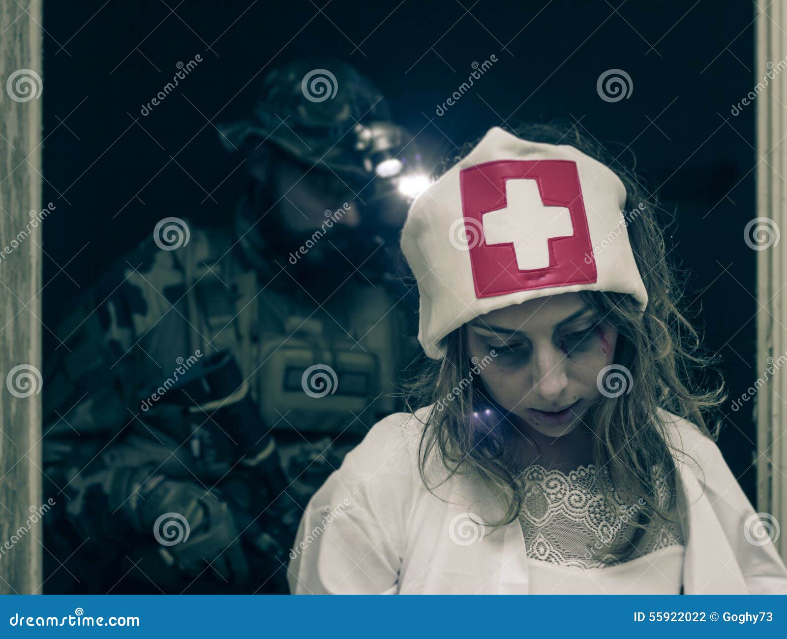 Nurse zombies stock photo. Image of dark, monstrosity - 55922022