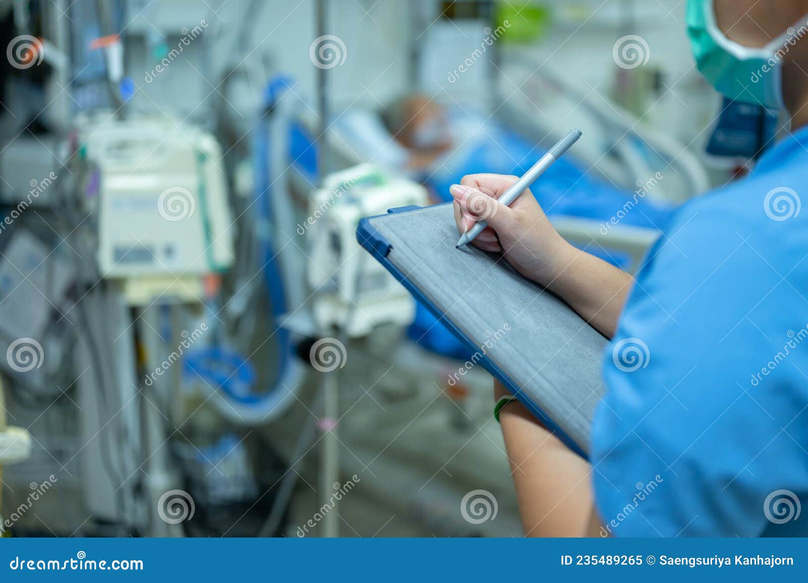 Nurses are Checking the Function of the Hemodialysis Machine before Use ...