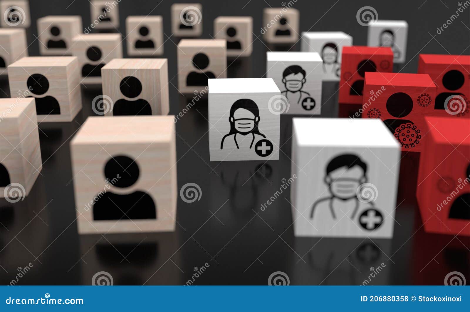 Protecting People From Epidemic Flat Landing Page Vector Illustration ...