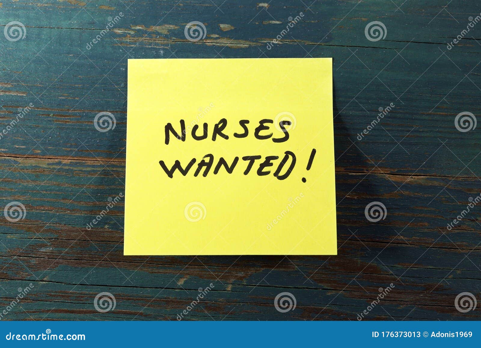 Nurses wanted post it stock image. Image of baby, expert - 176373013