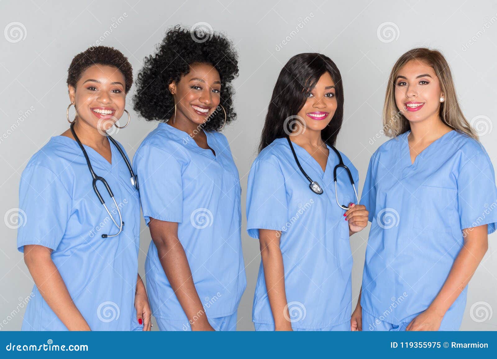 Group of Nurses stock image. Image of healthcare, nurse - 119355975