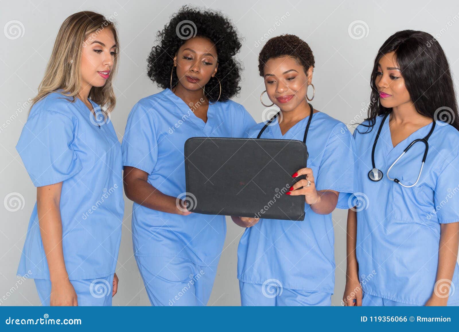 Group of Nurses stock photo. Image of hospital, medical - 119356066