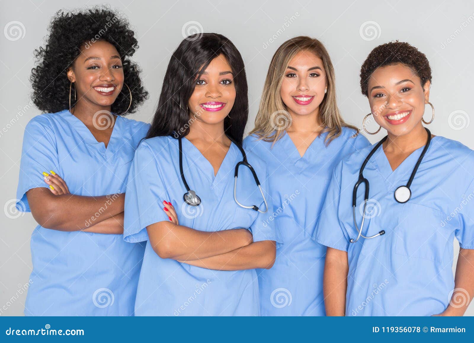 Group of Nurses stock photo. Image of healthcare, visit - 119356078