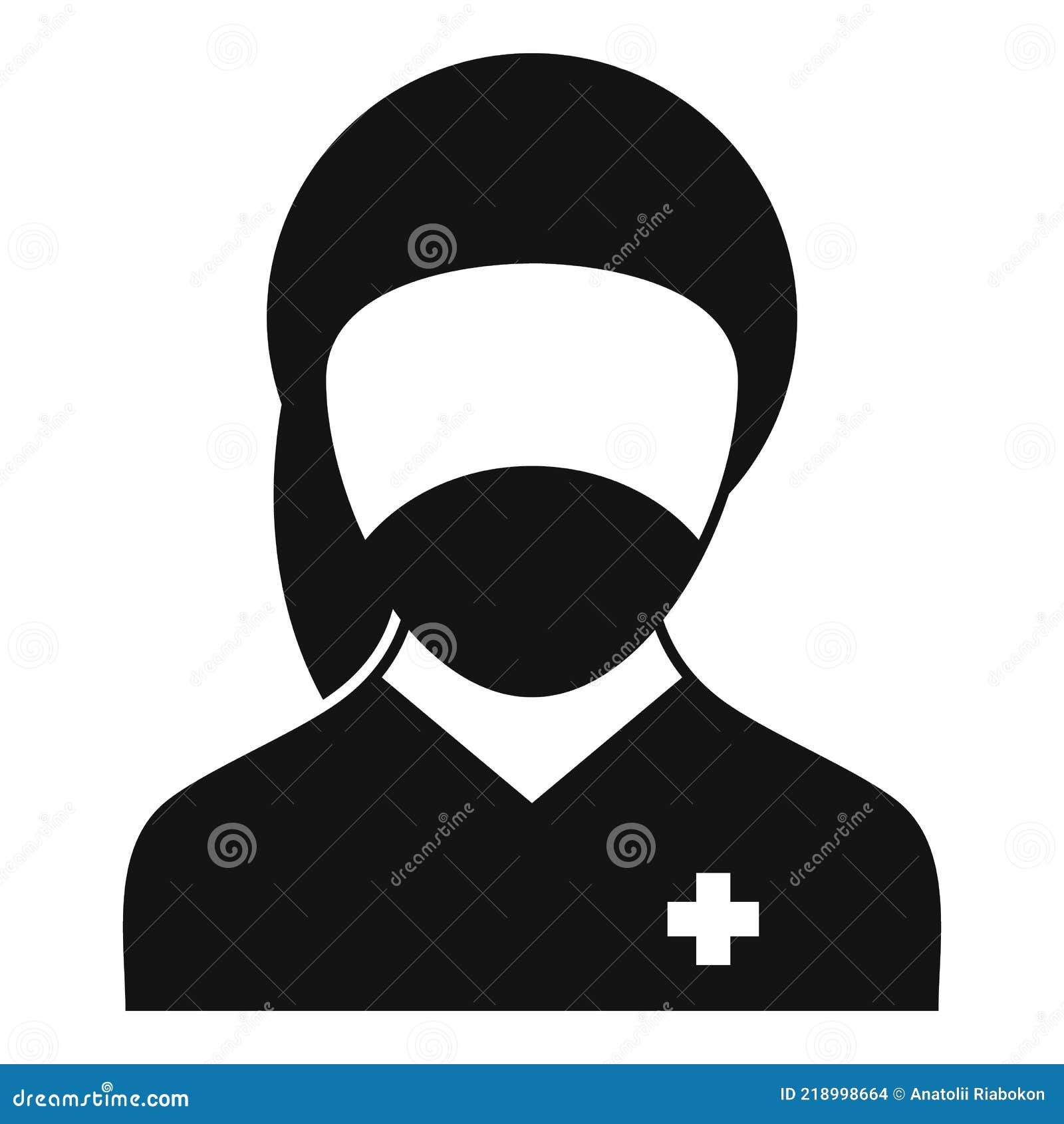 Nursing Assistant Icon, Simple Style Stock Vector - Illustration of ...