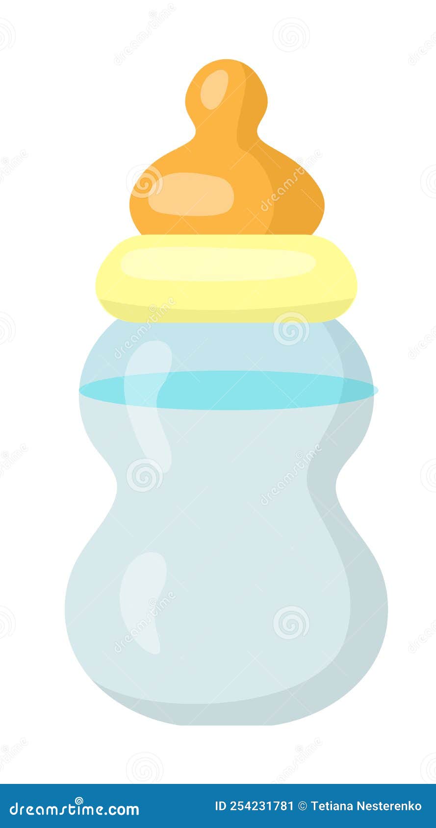 Nursing Bottle Vector Design Element Stock Vector - Illustration of ...