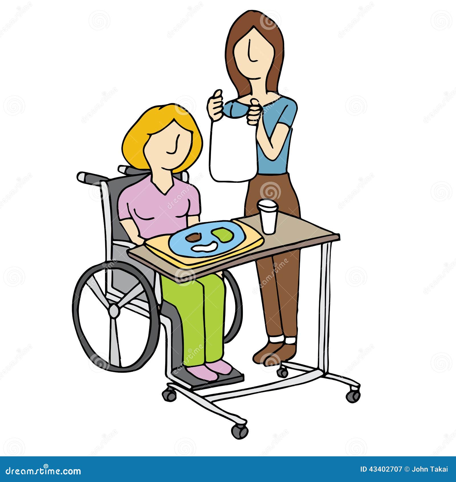 Nursing Home Care Stock Vector - Image: 43402707