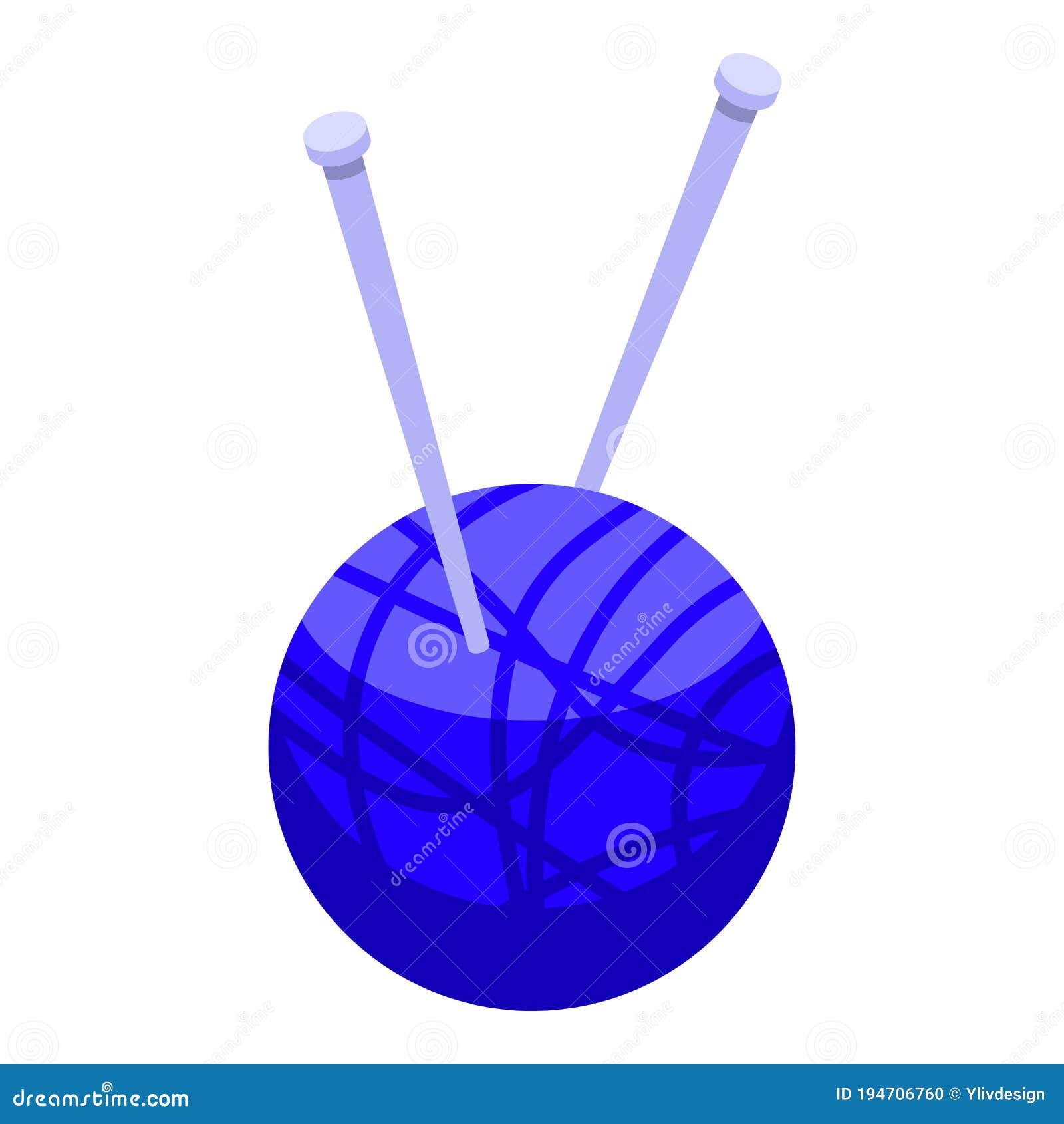 Nursing Home Thread Ball Icon, Isometric Style Stock Vector ...