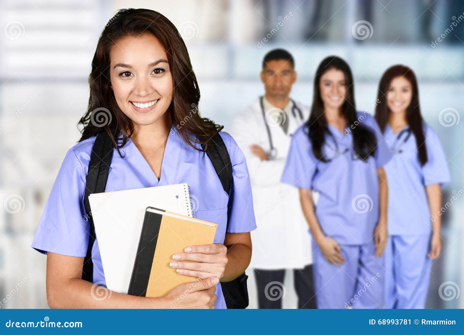 Nursing School Graduate stock image. Image of smiling - 68993781