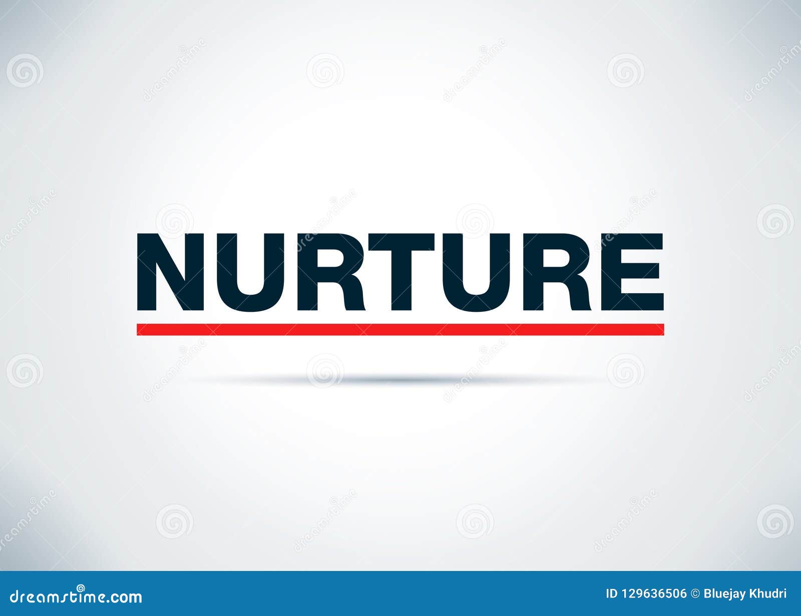 Nurture Abstract Flat Background Design Illustration Stock Illustration ...