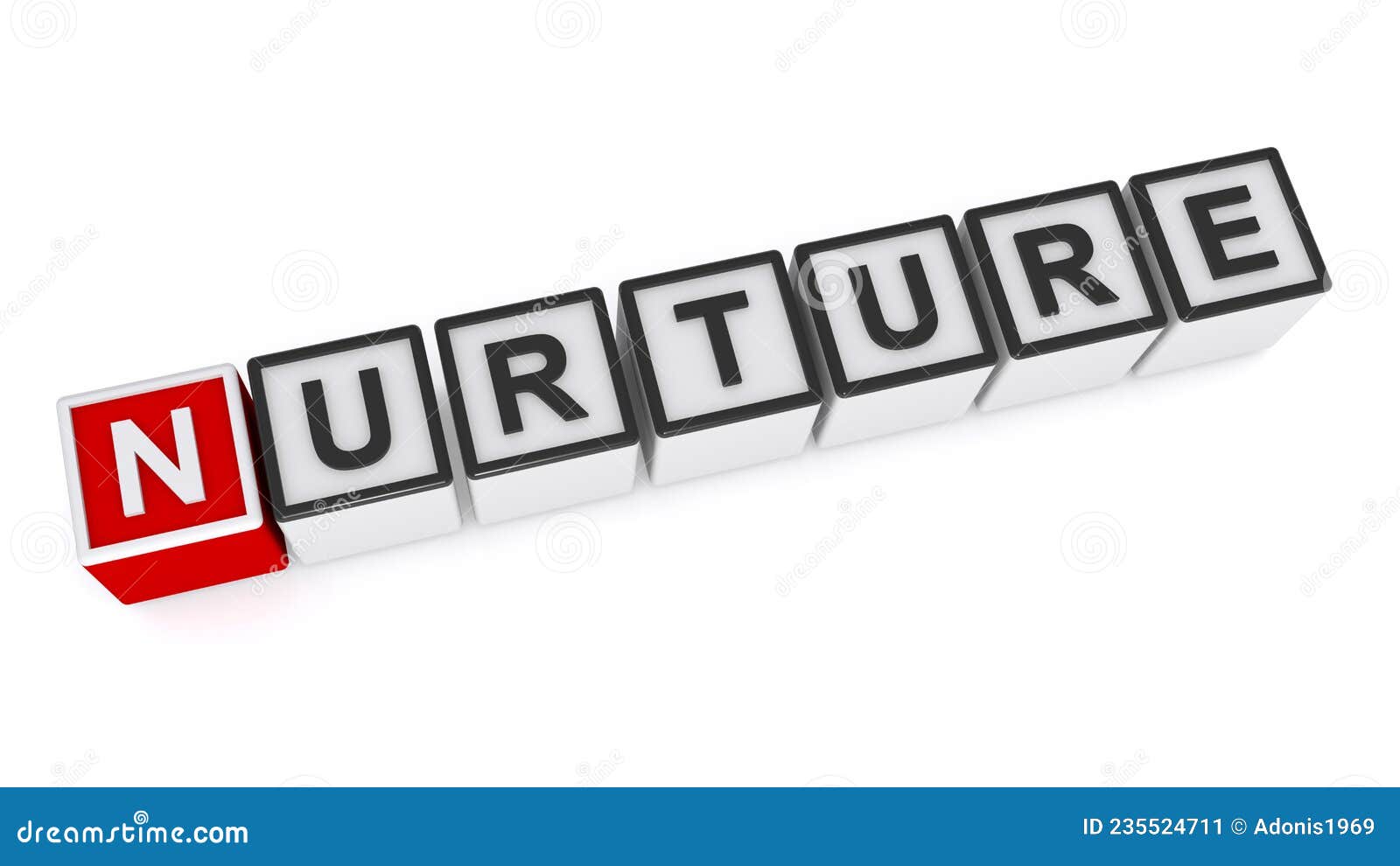 Nurture Word Block Royalty-Free Stock Image | CartoonDealer.com #182499484