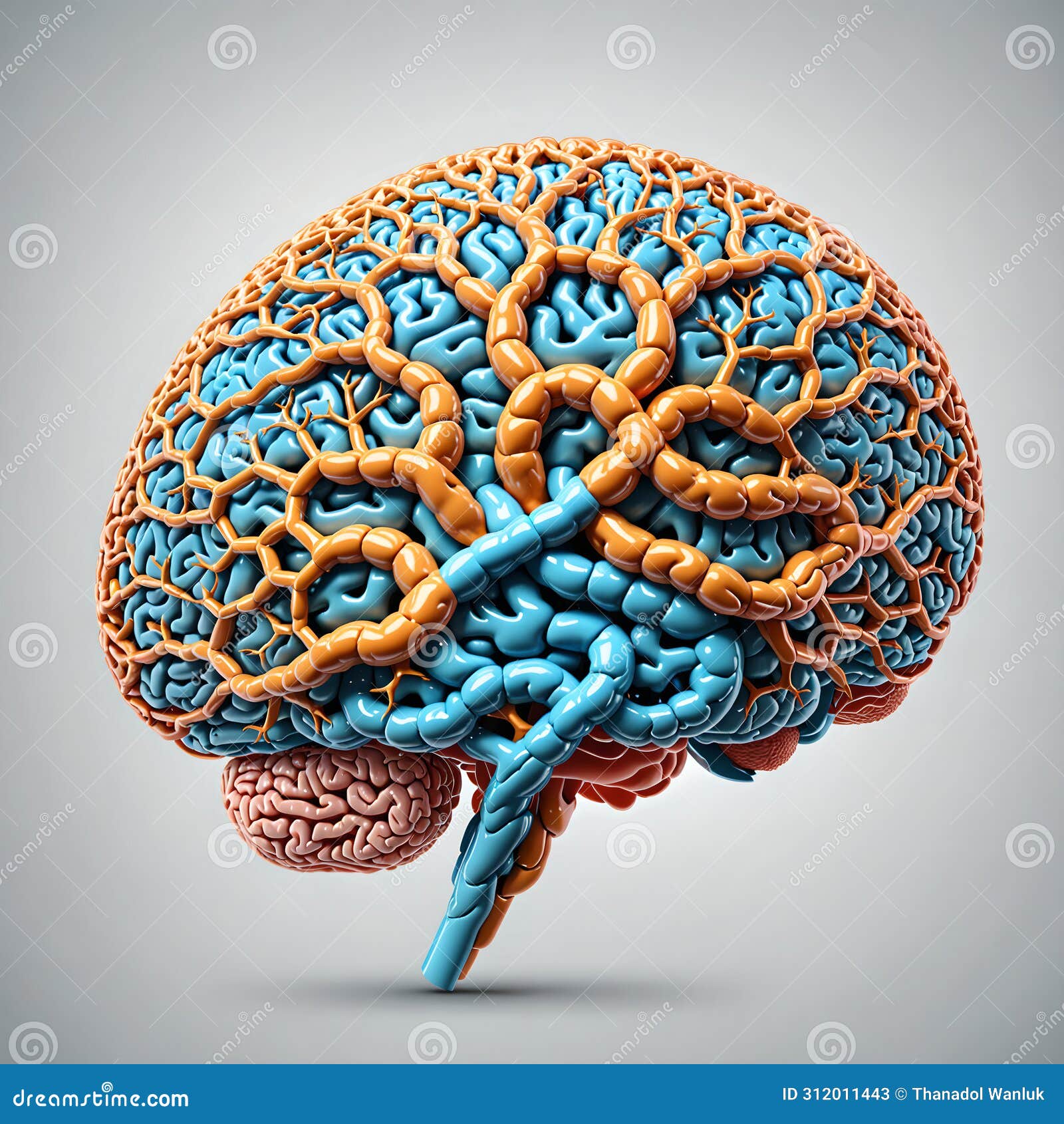 Brain Heroes Vector. Cartoon Character | CartoonDealer.com #208840560