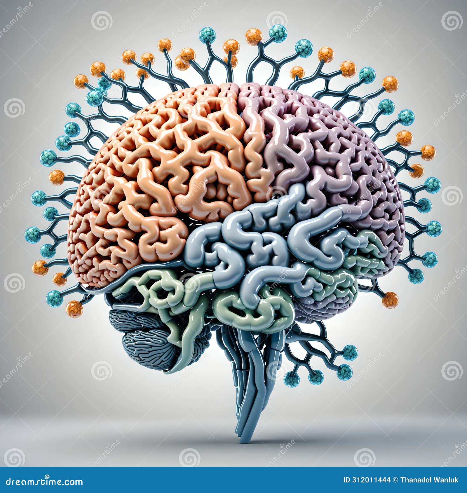 Brain Heroes Vector. Cartoon Character | CartoonDealer.com #208840560