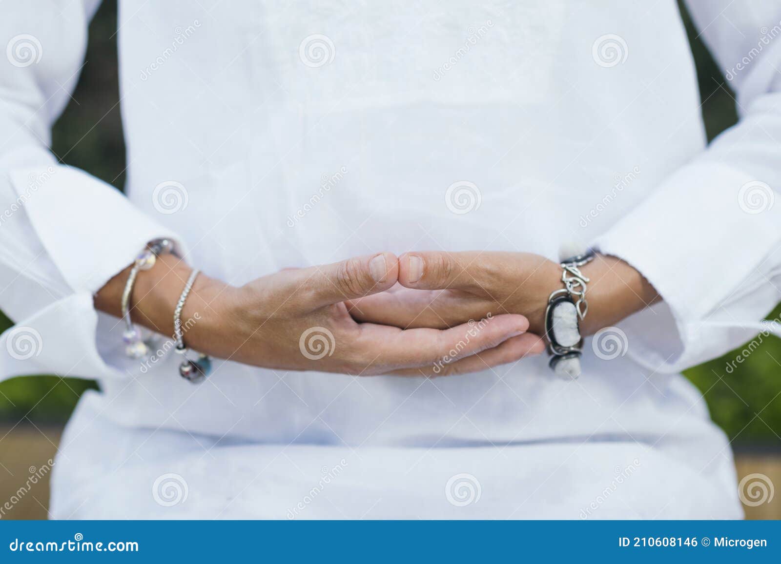 Nurturing Meditation, Positive Vibrations Stock Photo - Image of ...