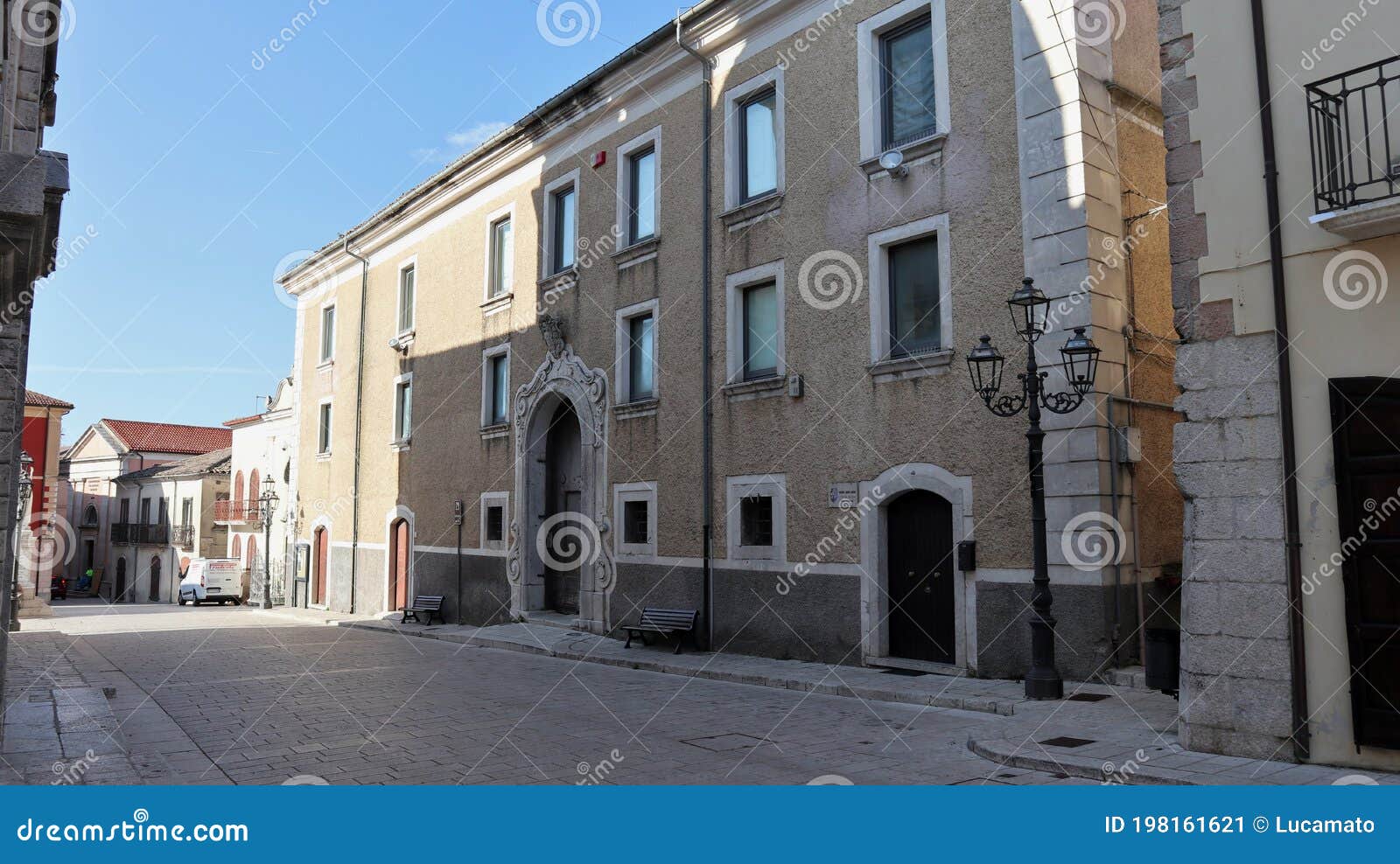 Nusco - Palazzo Vescovile stock image. Image of avellino - 198161621