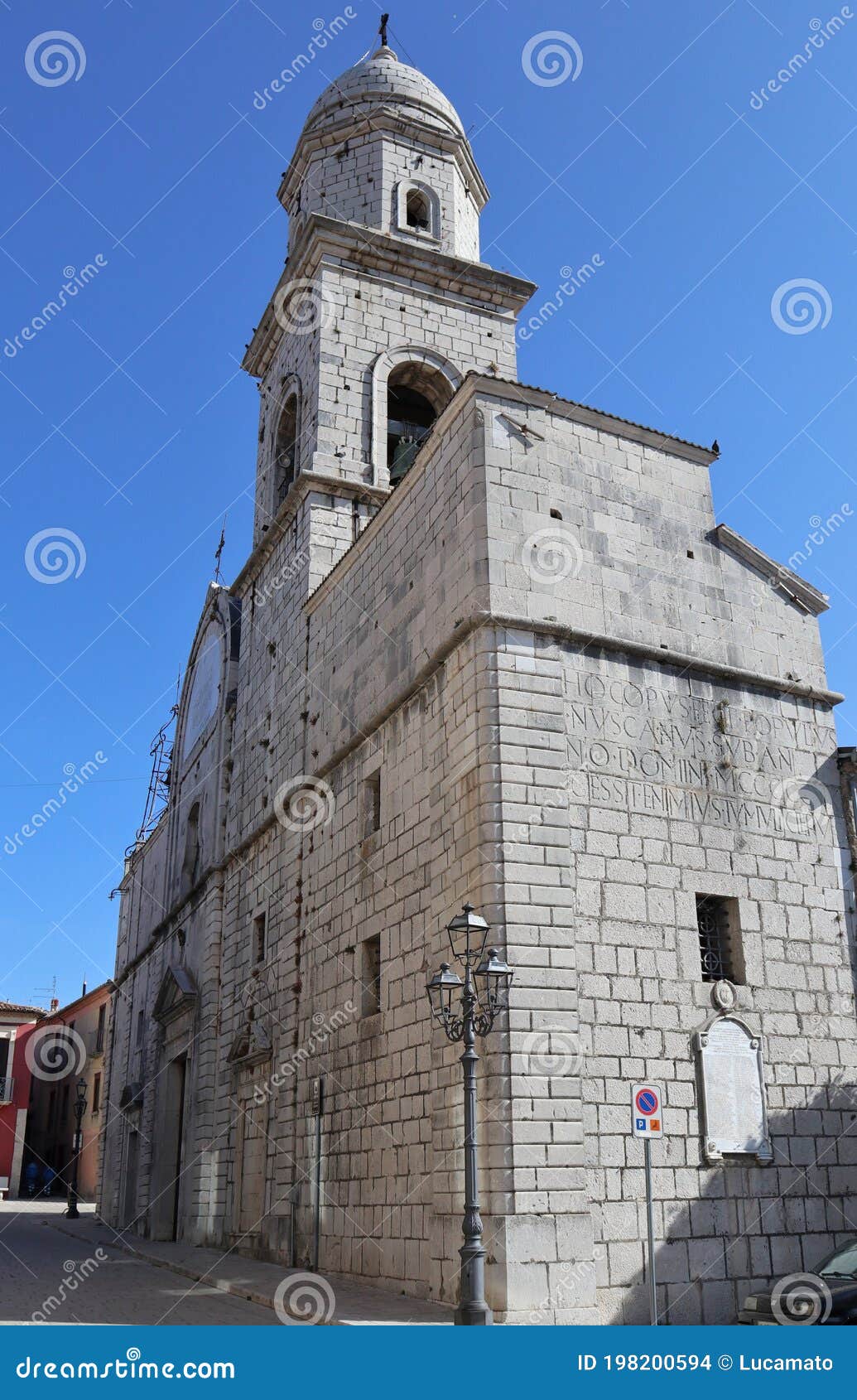Nusco - Scorcio Del Duomo Dalla Piazza Stock Photo - Image of avellino ...