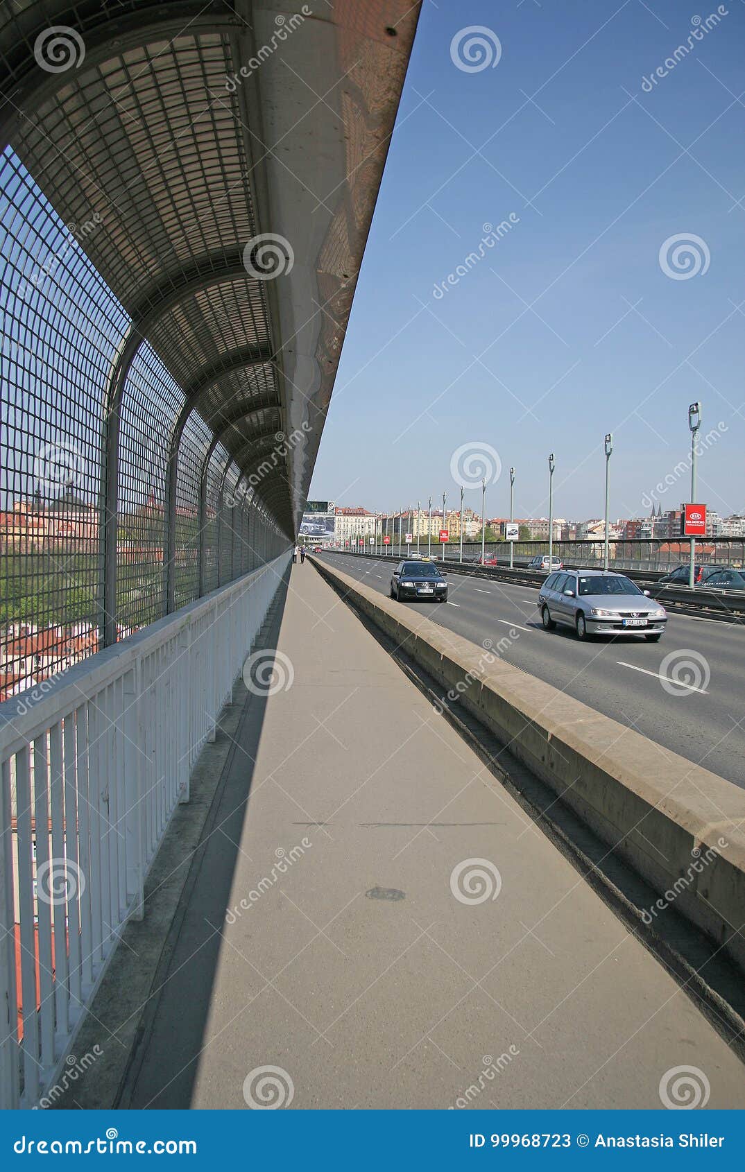 Nusle Bridge in Prague - Concrete Viaduct in Prague, Passing Over the ... Nusle Bridge in Prague - Concrete Viaduct in Prague, Passing Over the ...