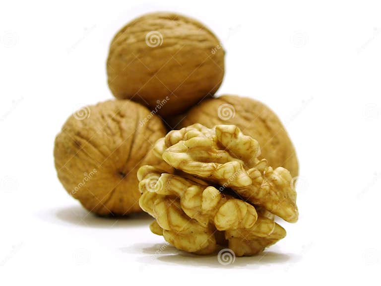 Nut stock image. Image of nuts, white, closeup, fruit, nutmeat - 345705