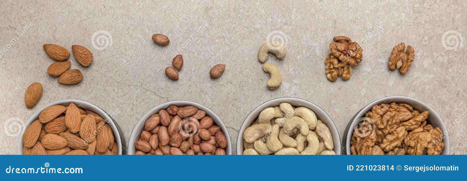 Nut Background. Banner for Large Format Printing, Advertising and ...