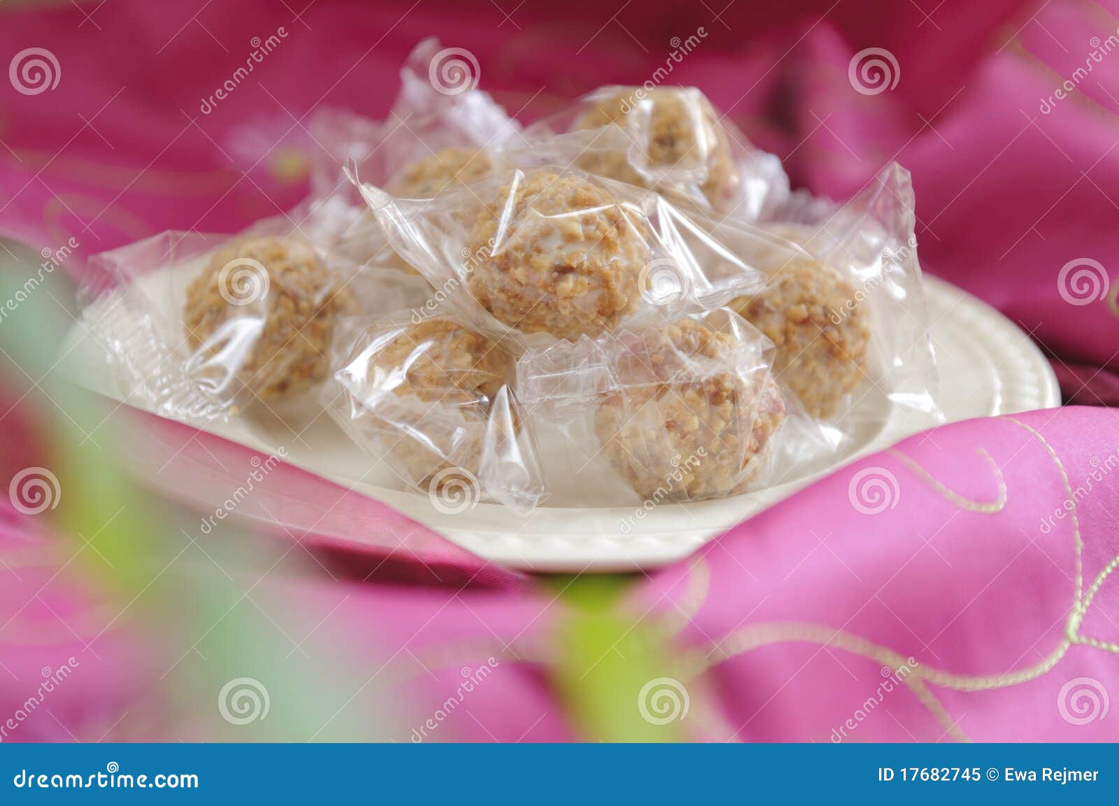 Nut Balls with Chocolate Filling Stock Image - Image of brown, cocoa ...
