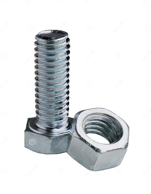 Nut and Bolt stock image. Image of repair, hardware, connection - 83539