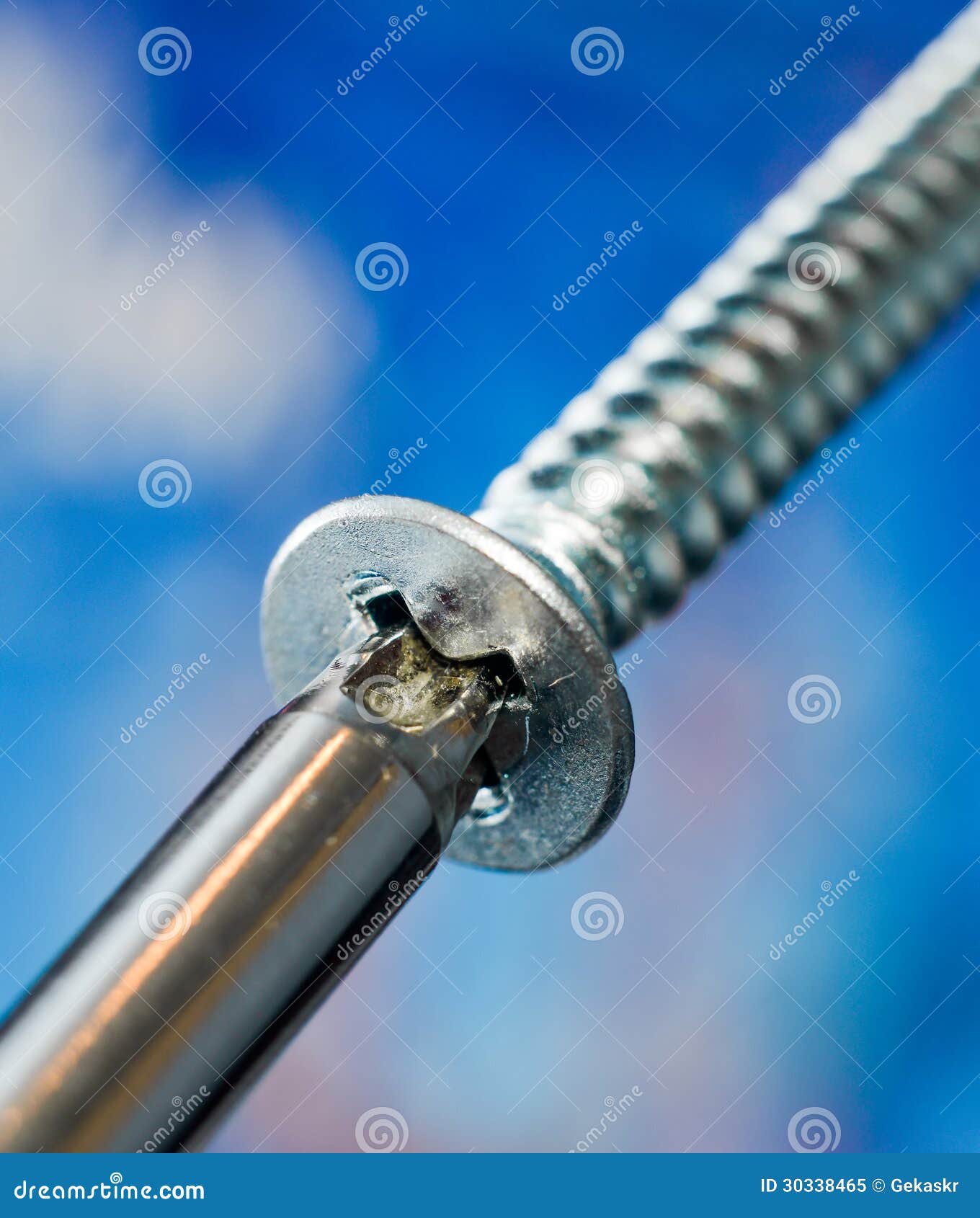 Nut and bolt stock image. Image of metallic, industrial - 30338465