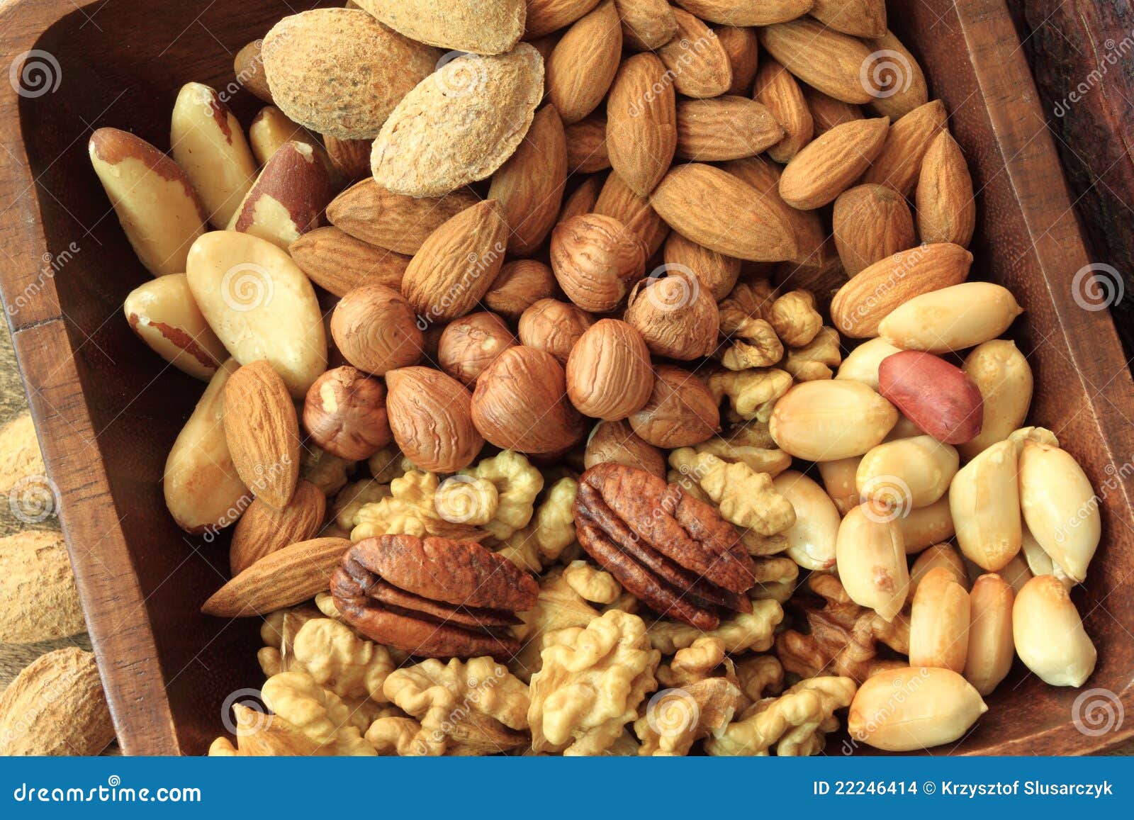 Nut bowl stock photo. Image of mixed, types, type, diversity - 22246414