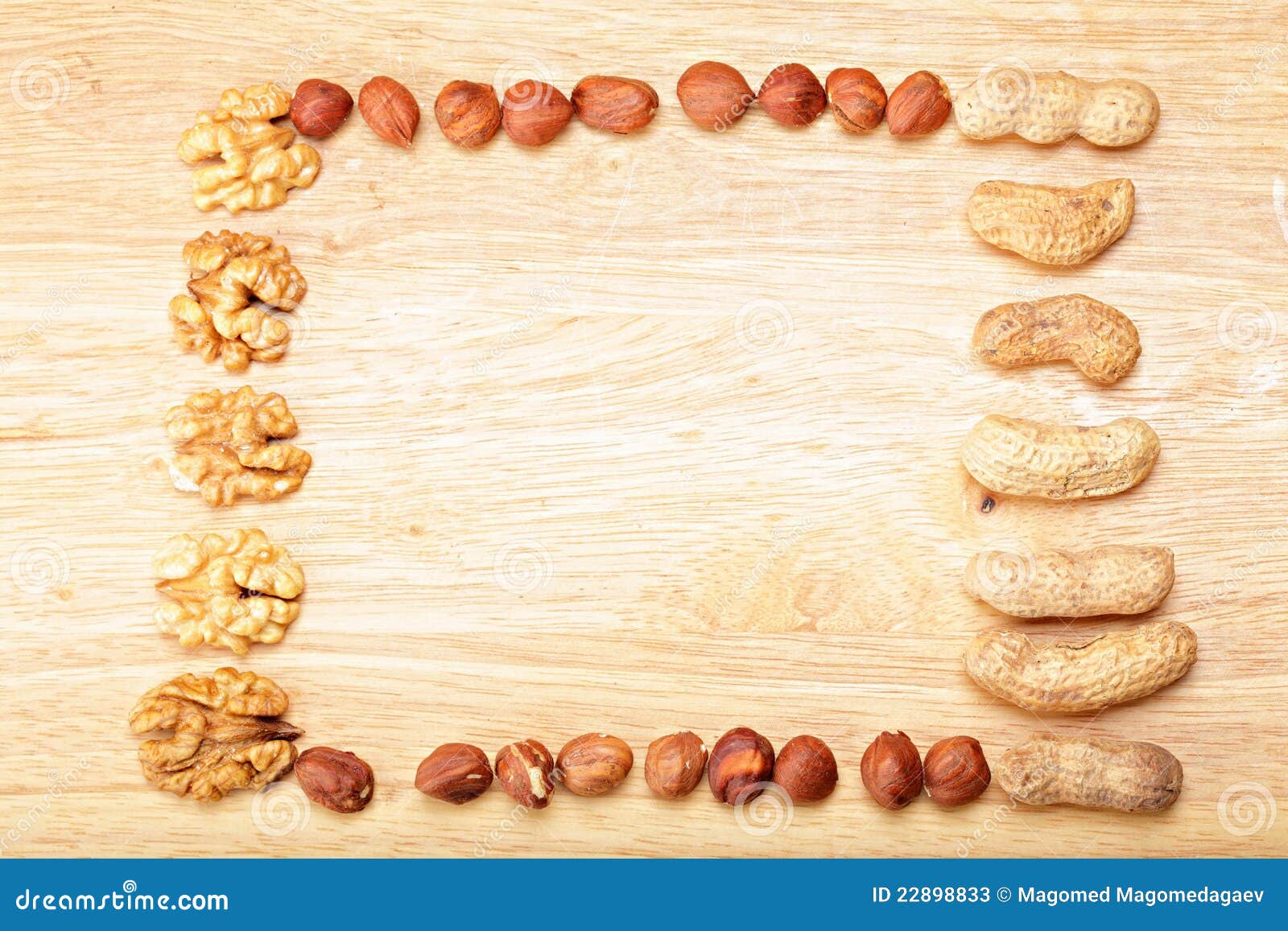 Nut frame stock image. Image of plank, board, walnut - 22898833