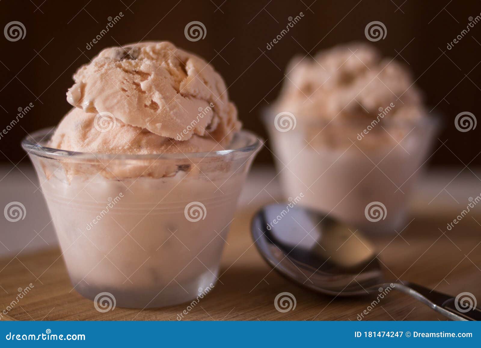 Nut ice cream stock image. Image of decorated, candy - 181474247
