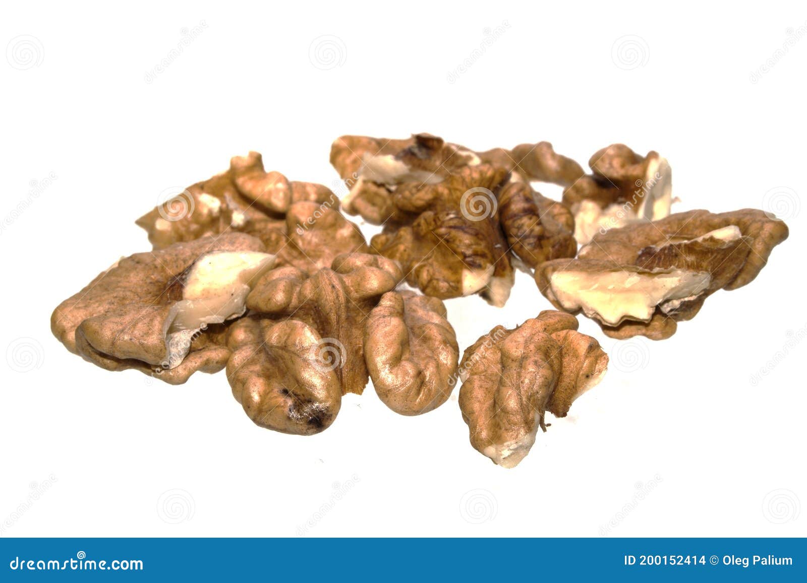 Nut Isolated on White Background Stock Photo - Image of group, package ...