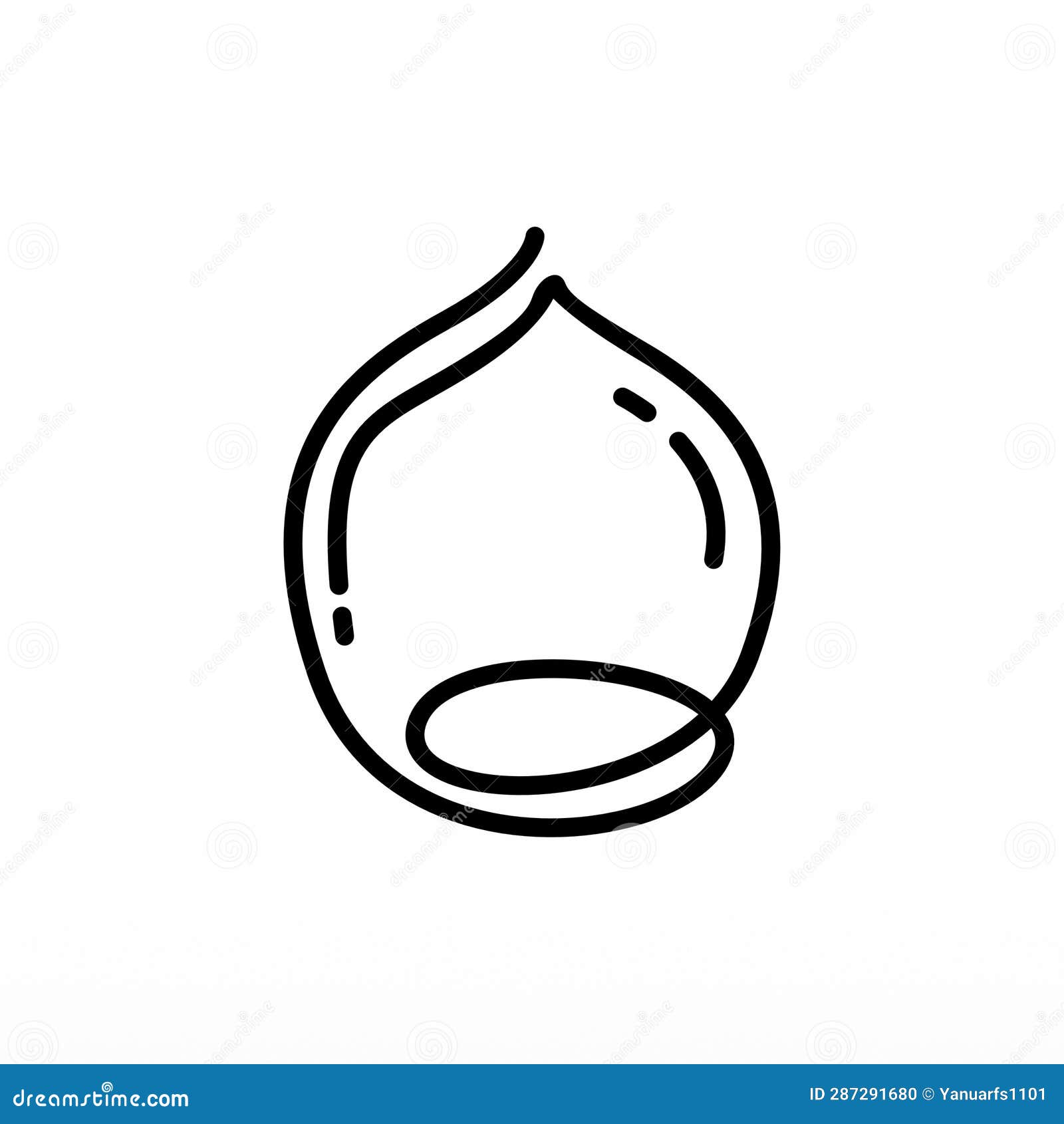 Nut Logo Design Concept Template Stock Vector - Illustration of logo ...