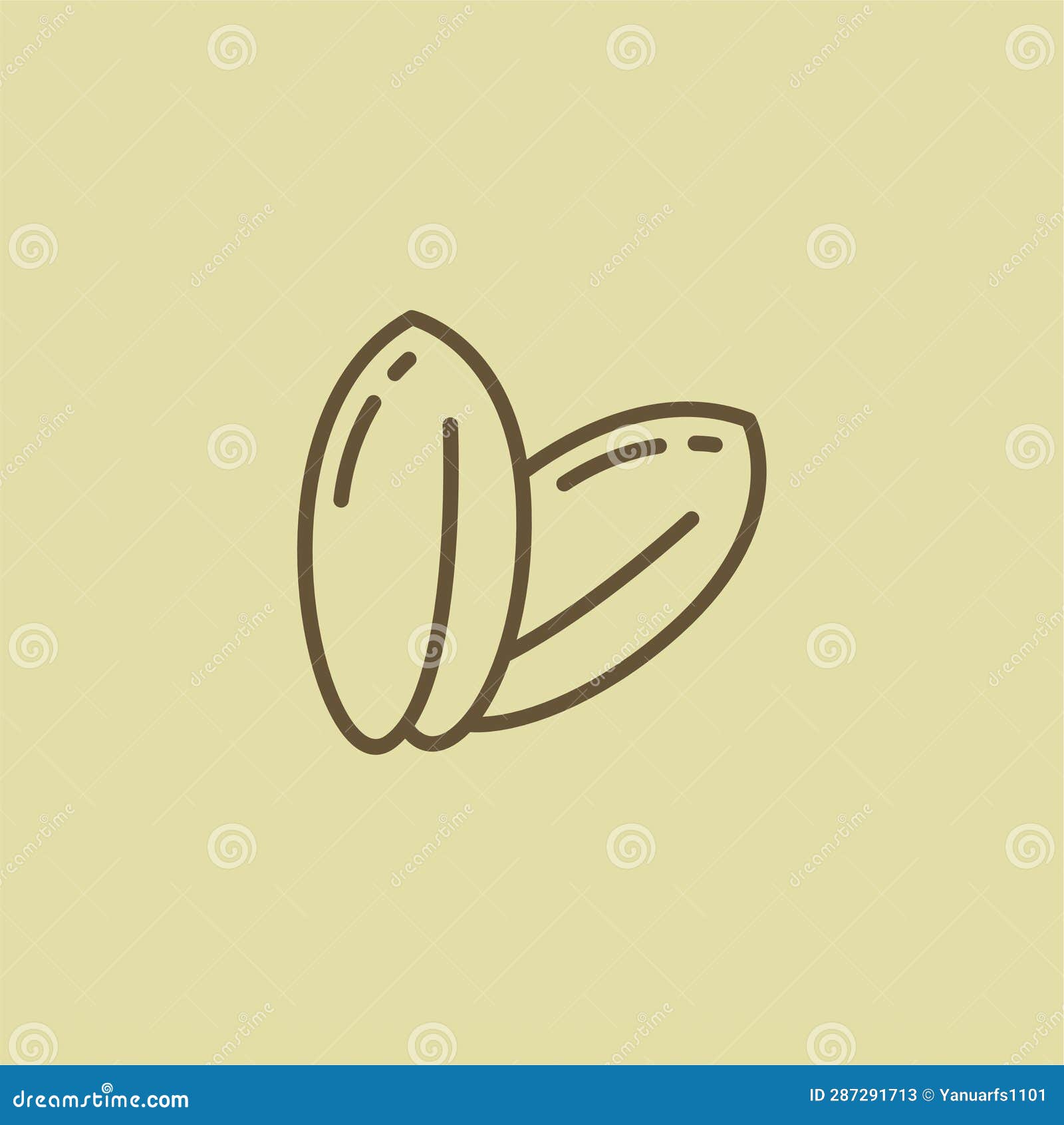 Nut Logo Design Concept Template Stock Vector - Illustration of ...