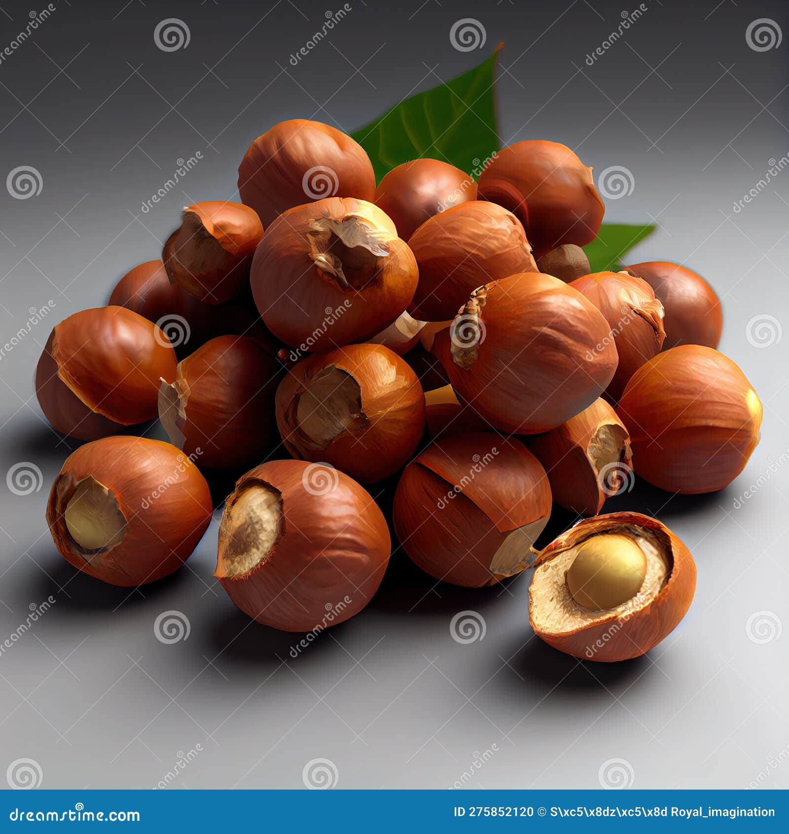 Nut Nuts with Shell and Whole on the Kitchen Table - Generate ...