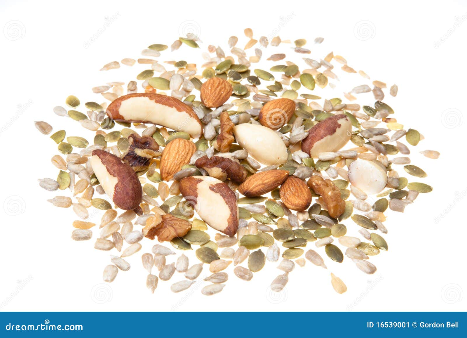 Nut and seed selection stock image. Image of sunflower - 16539001