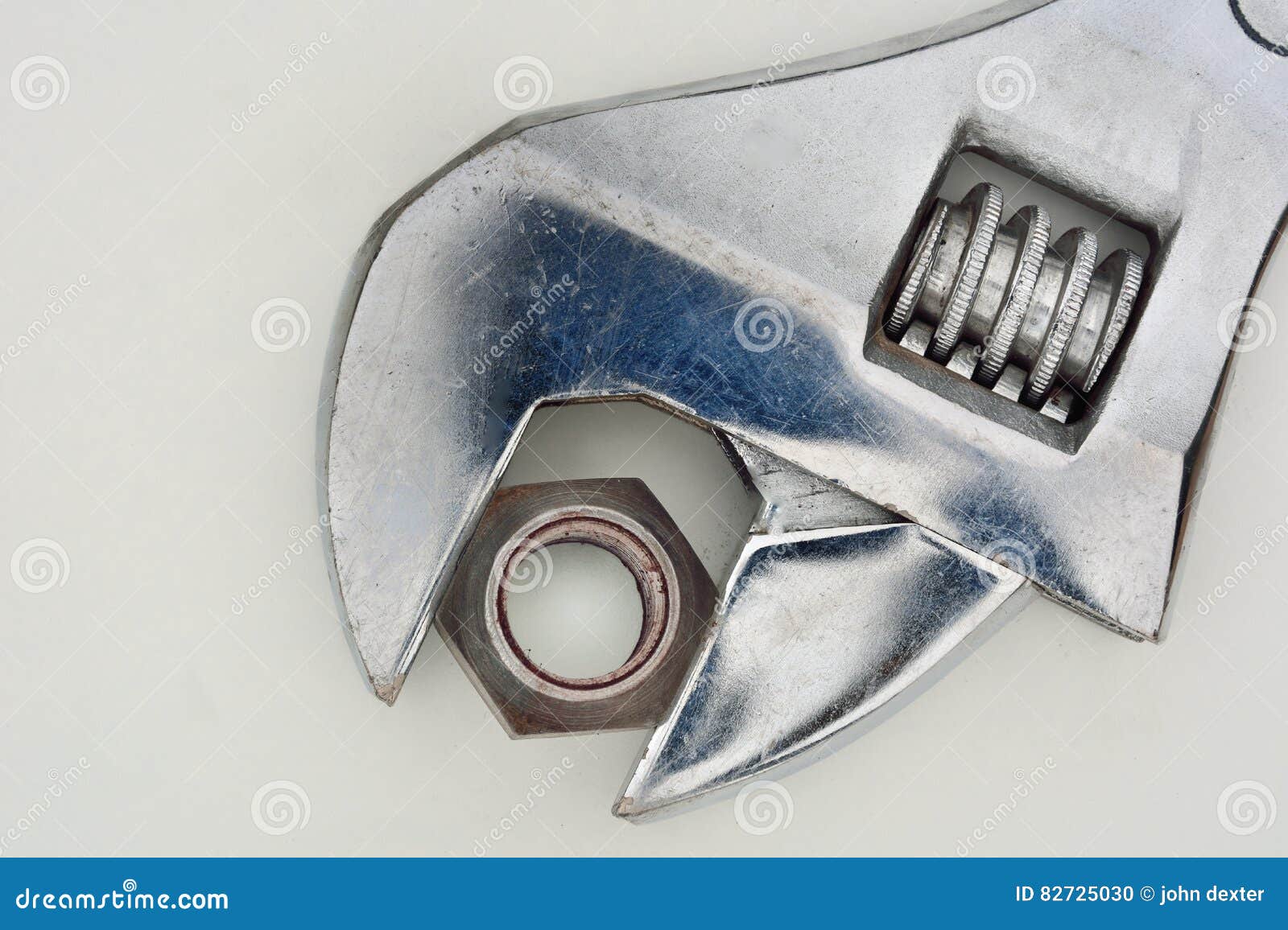 Nut and spanner stock photo. Image of manual, grip, mechanic - 82725030