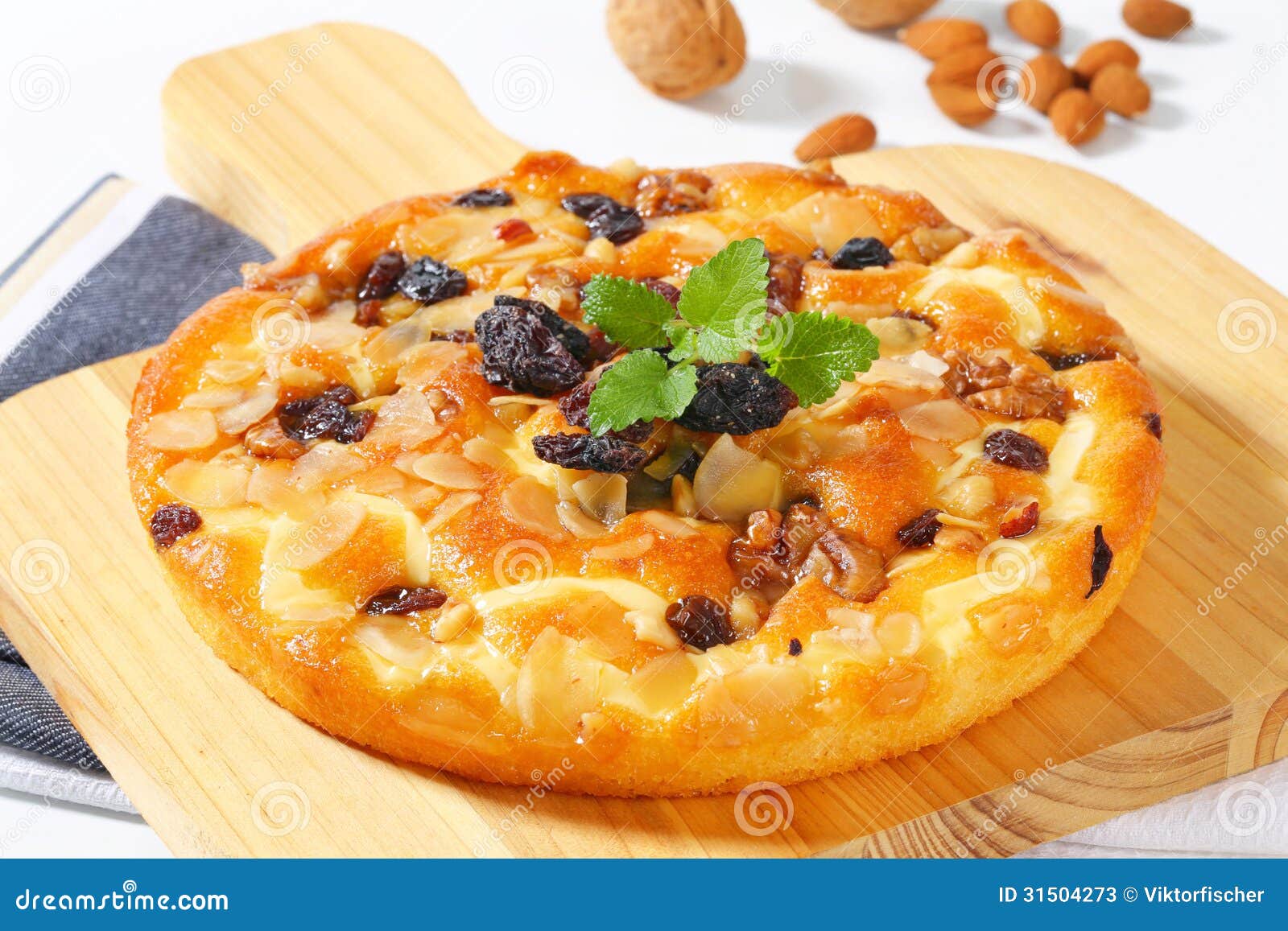 Nut sponge cake stock image. Image of tart, cake, sponge - 31504273