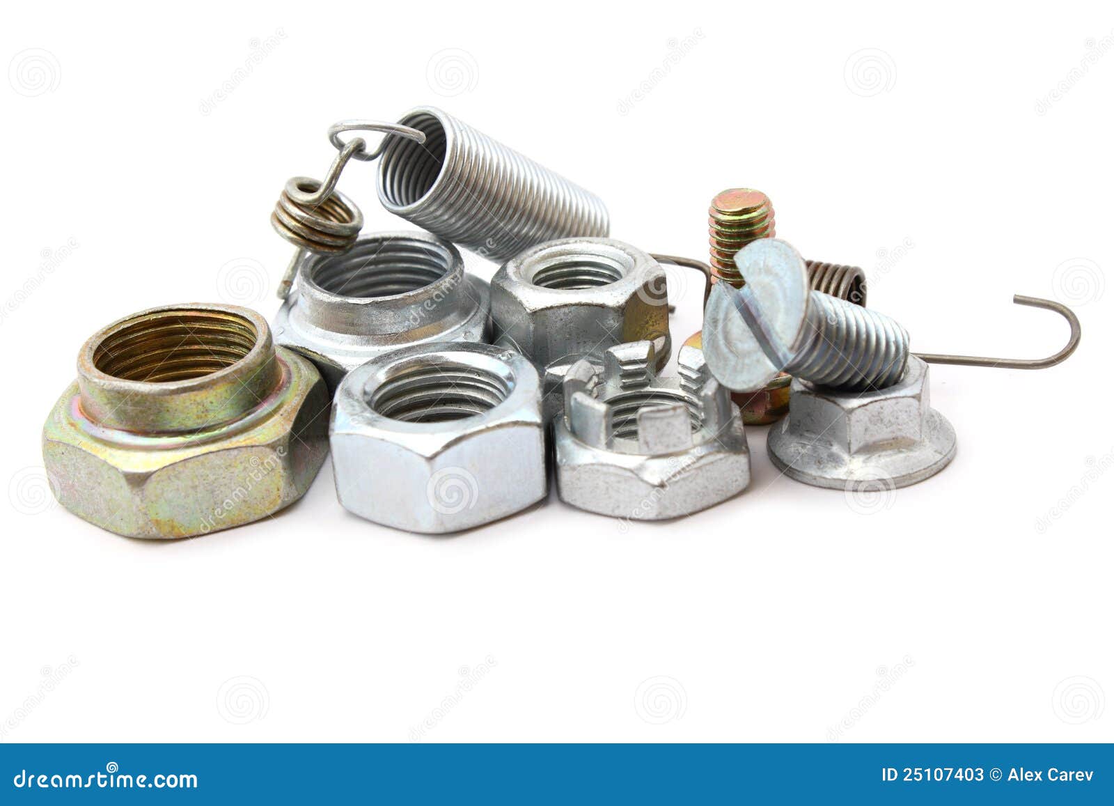 Nut spring stock image. Image of spring, mechanic, macro - 25107403
