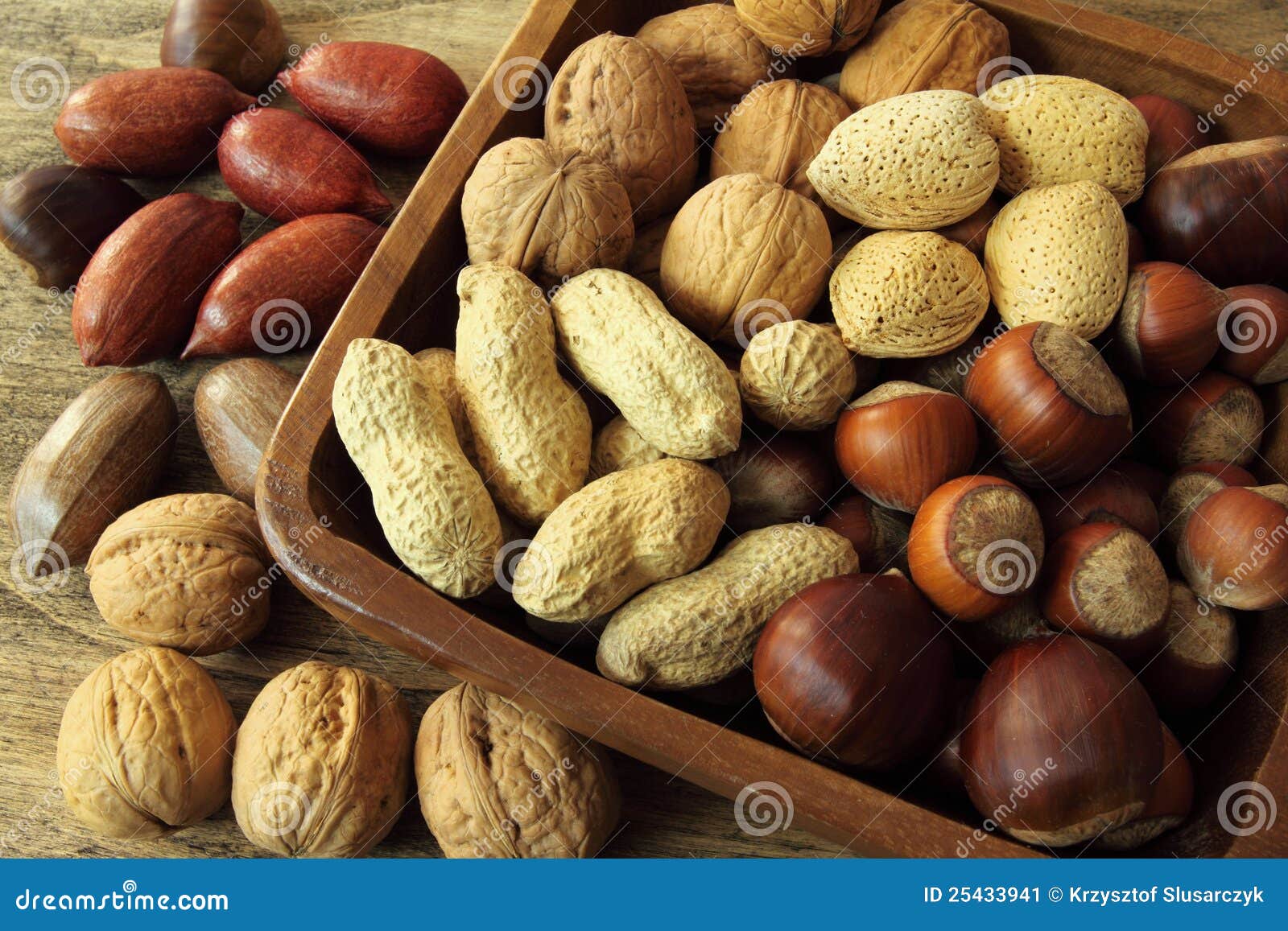 Nut varieties stock image. Image of food, walnut, chestnut - 25433941