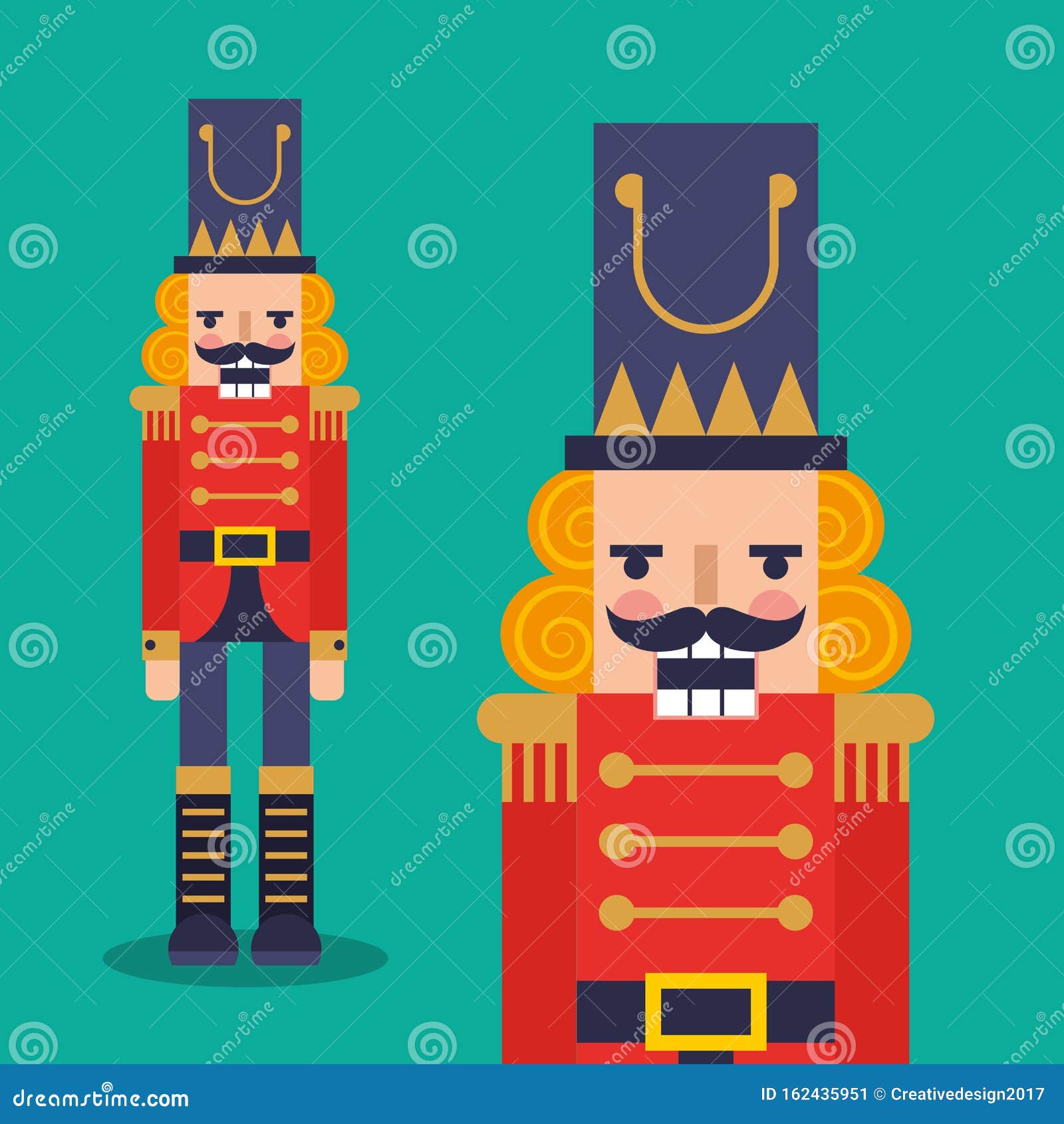Nutcracker Vector Image Dabbing Nutcracker Elements Set Vector