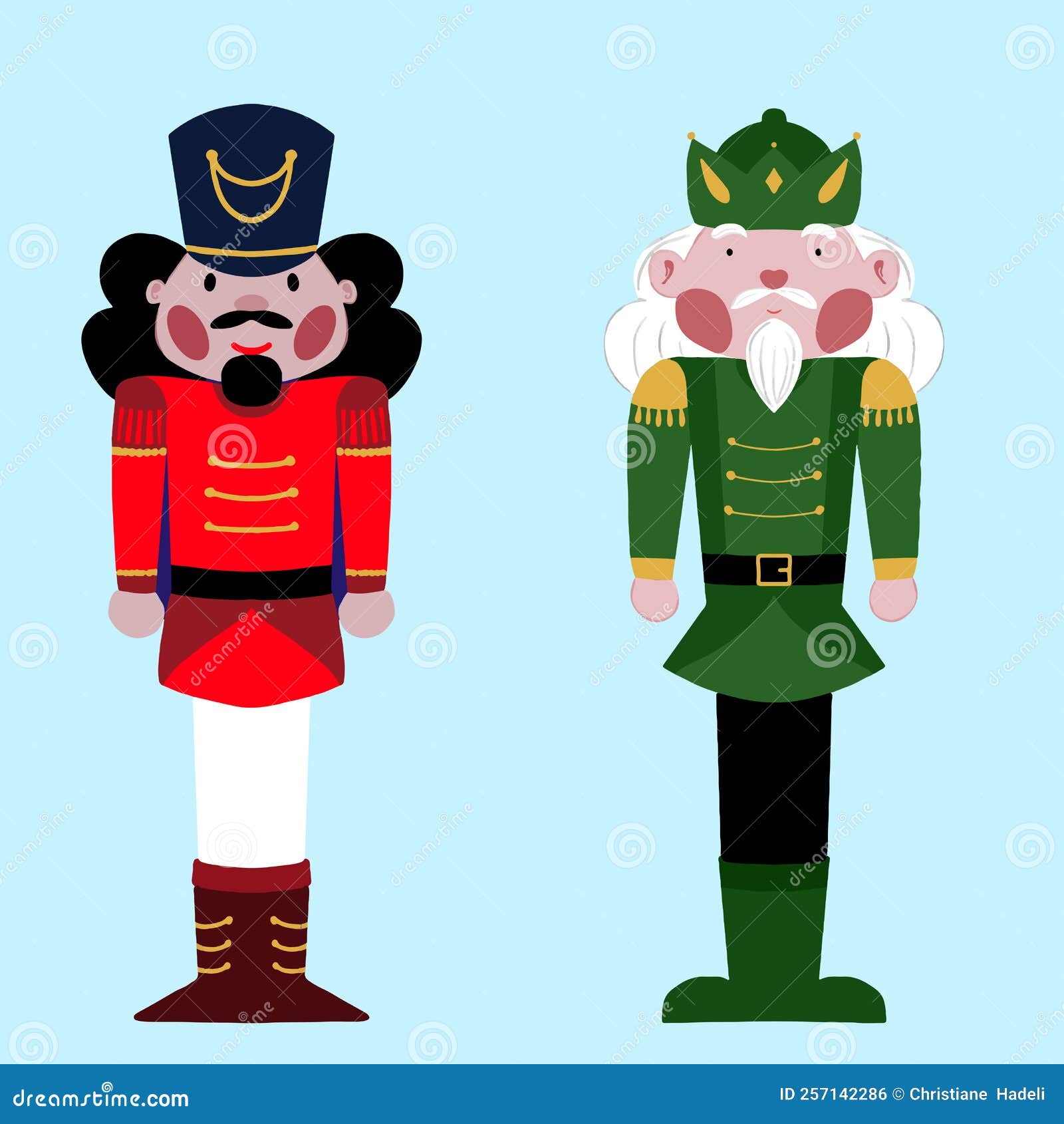 The nutcracker character stock vector. Illustration of greeting - 257142286