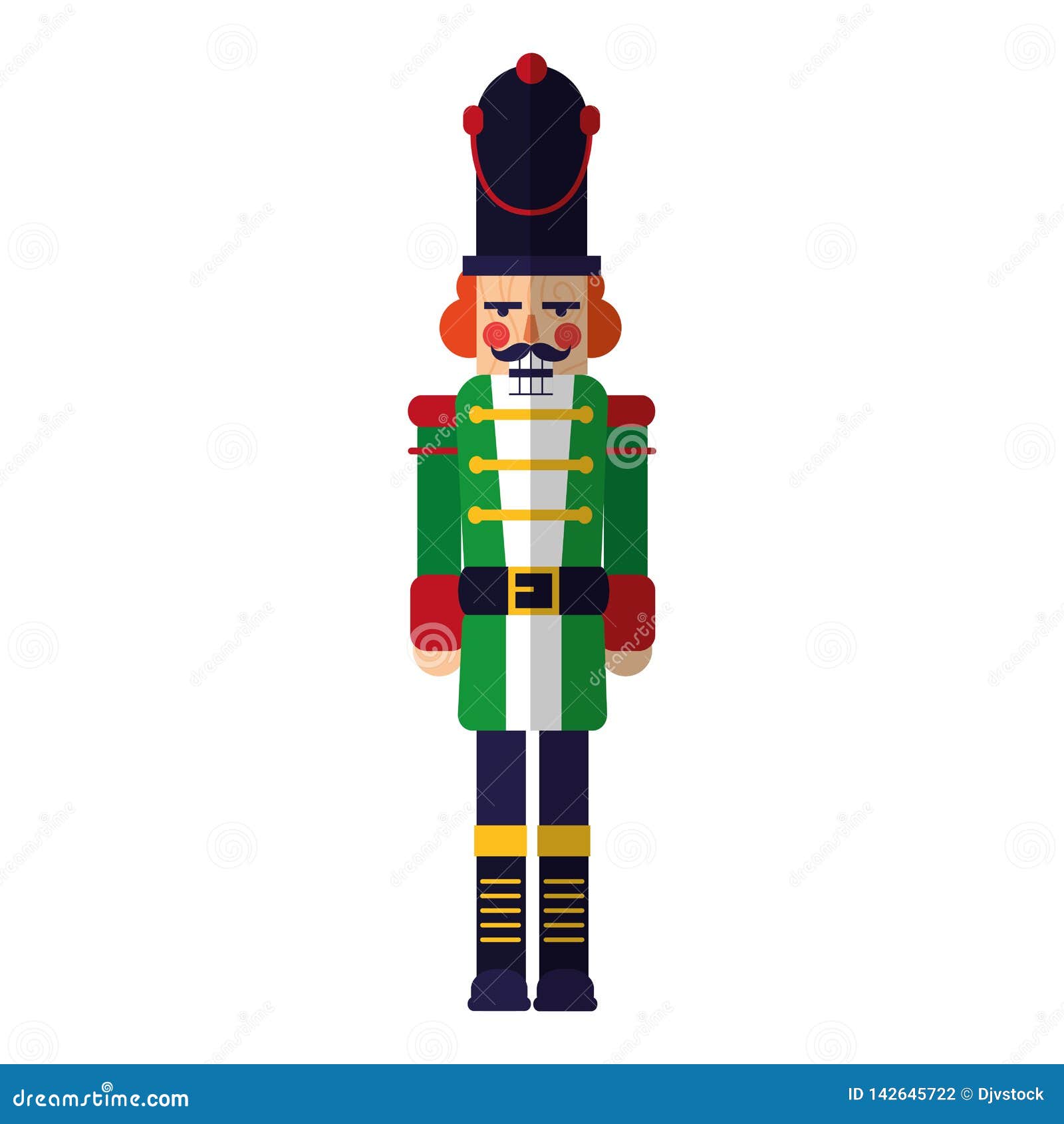Nutcracker Christmas Theme. Cute Animal In A Nutcracker Charachter ...