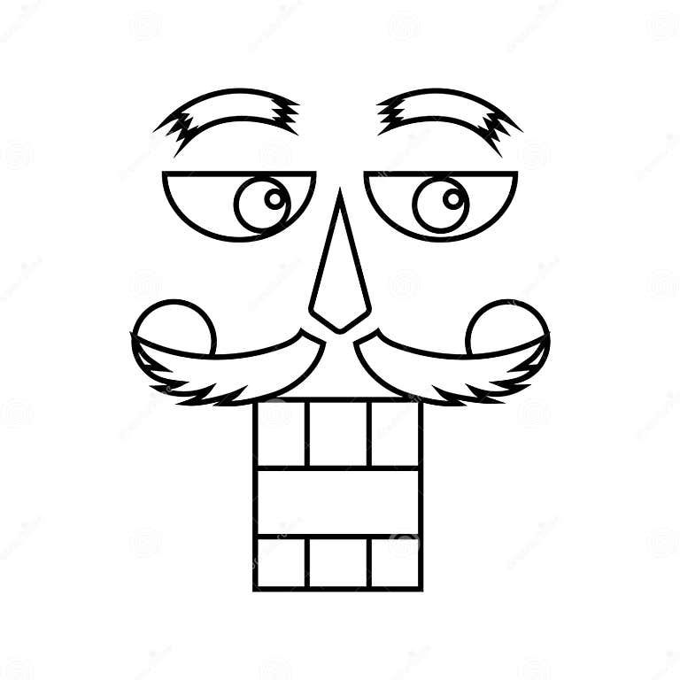 Nutcracker Face Icon Vector. Nutcracker Illustration Sign. Ballet ...