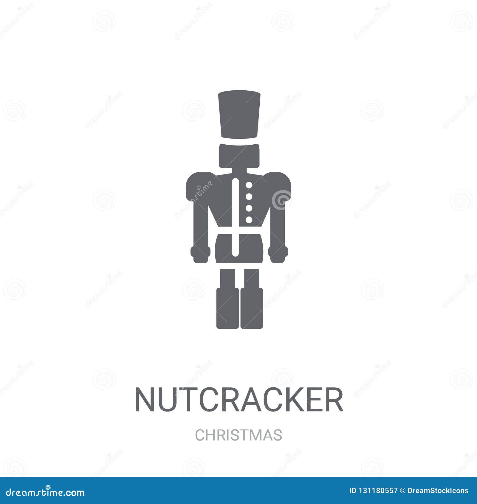 Nutcracker Icon. Trendy Nutcracker Logo Concept on White Background ...