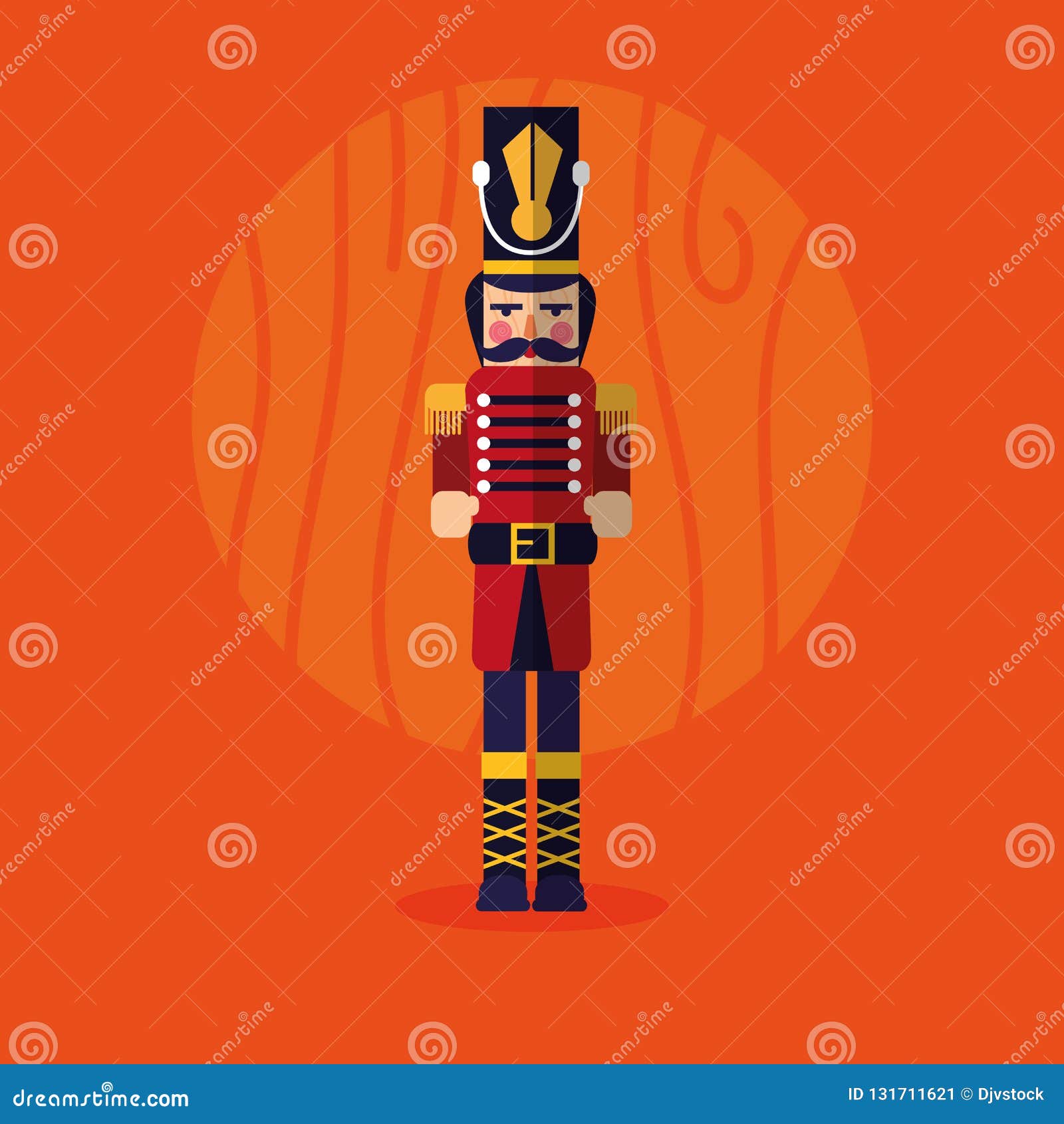 Nutcracker Soldier Toy Icon Stock Vector - Illustration of present ...