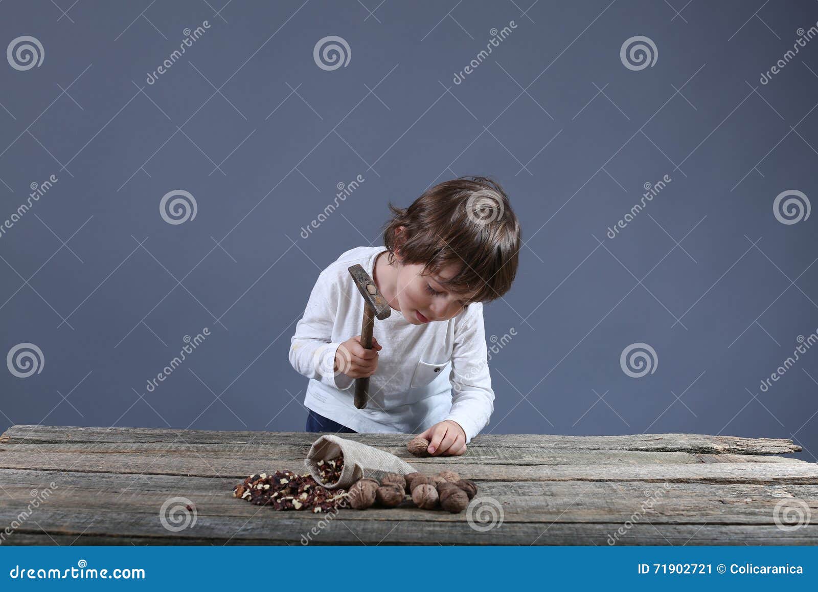 Nutcracker toddler stock image. Image of children, hammer - 71902721