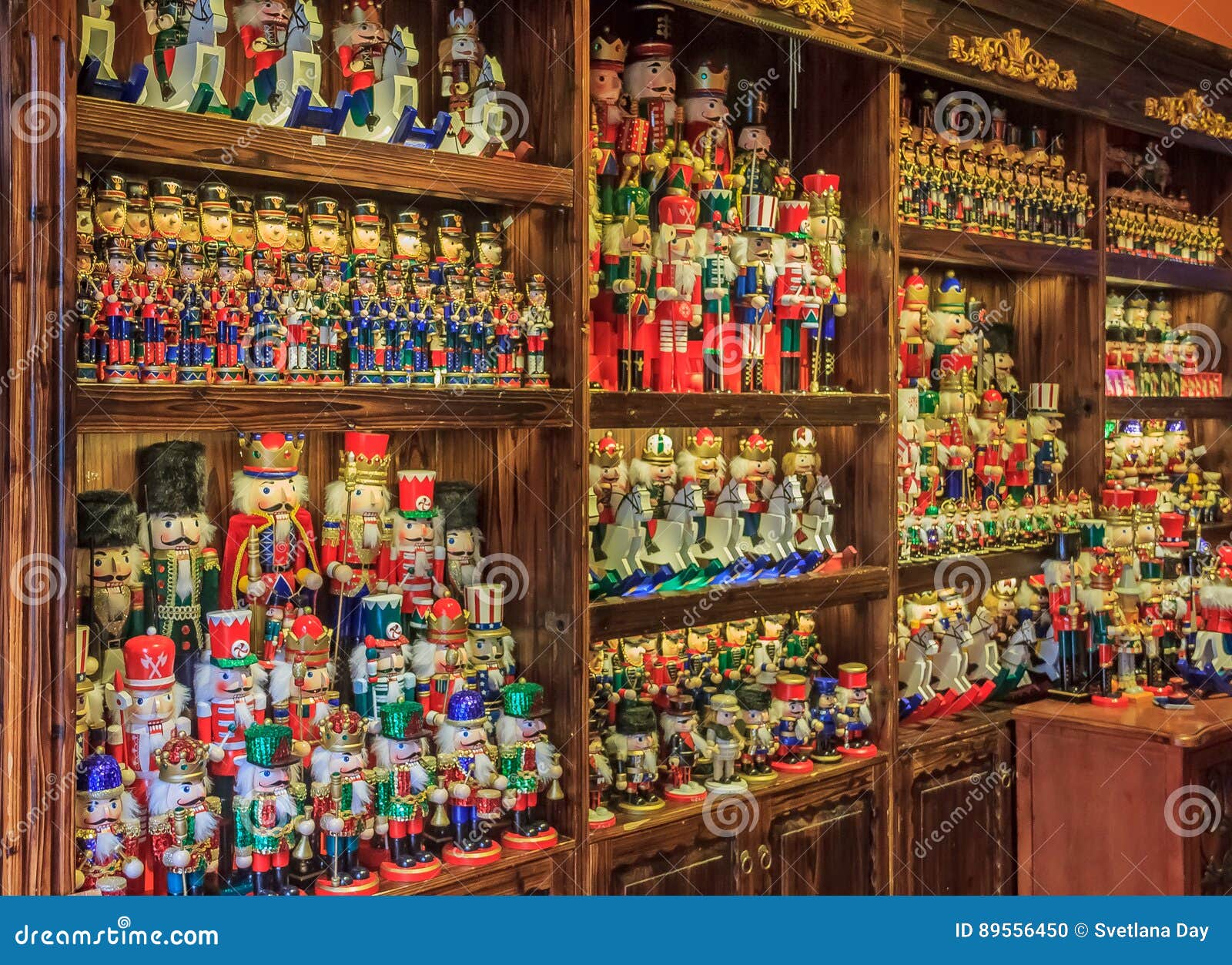 Nutcracker toys on display editorial image. Image of display - 89556450